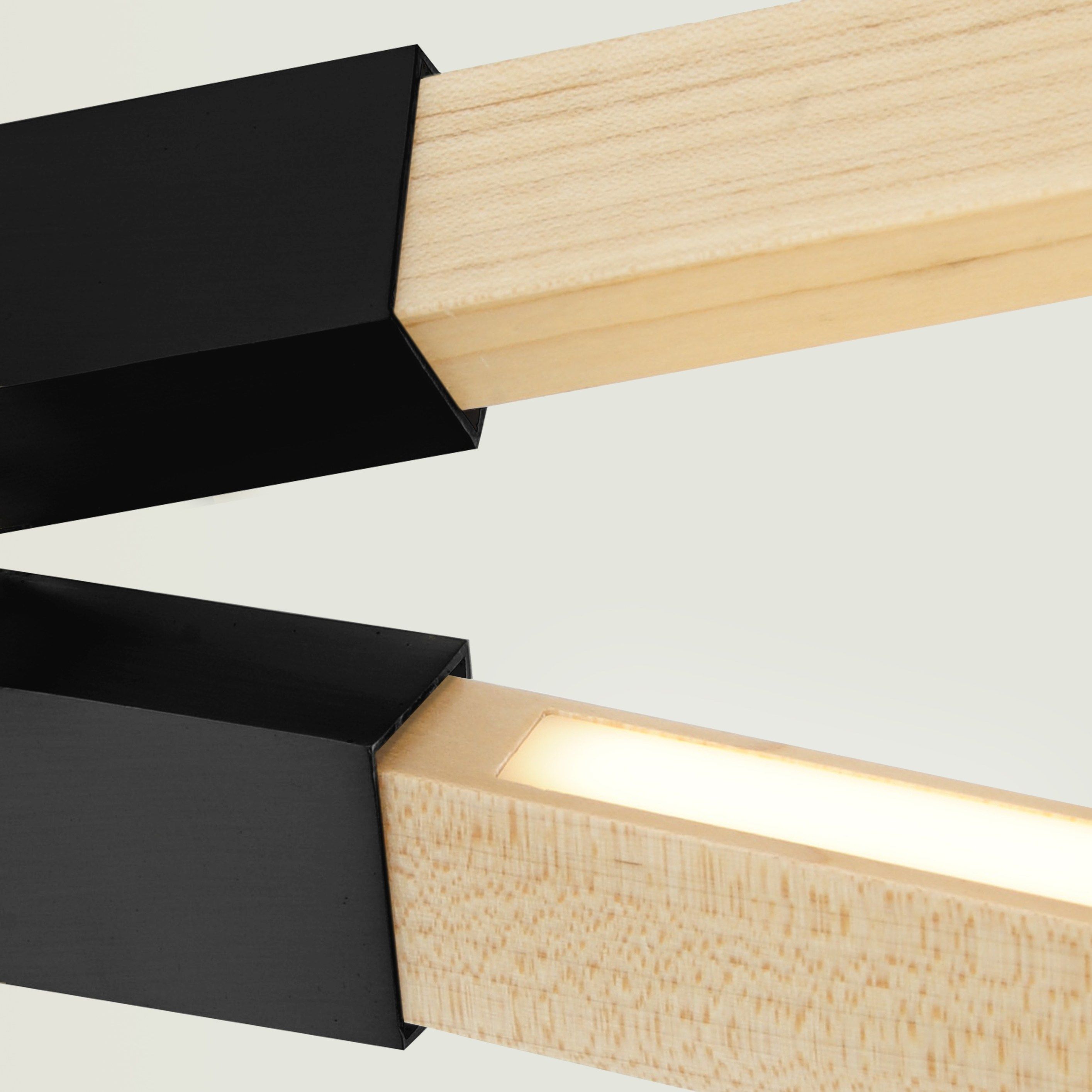 LED wooden pendant lamp BIG SKY BANG Sky Bang Collection By Stickbulb ...