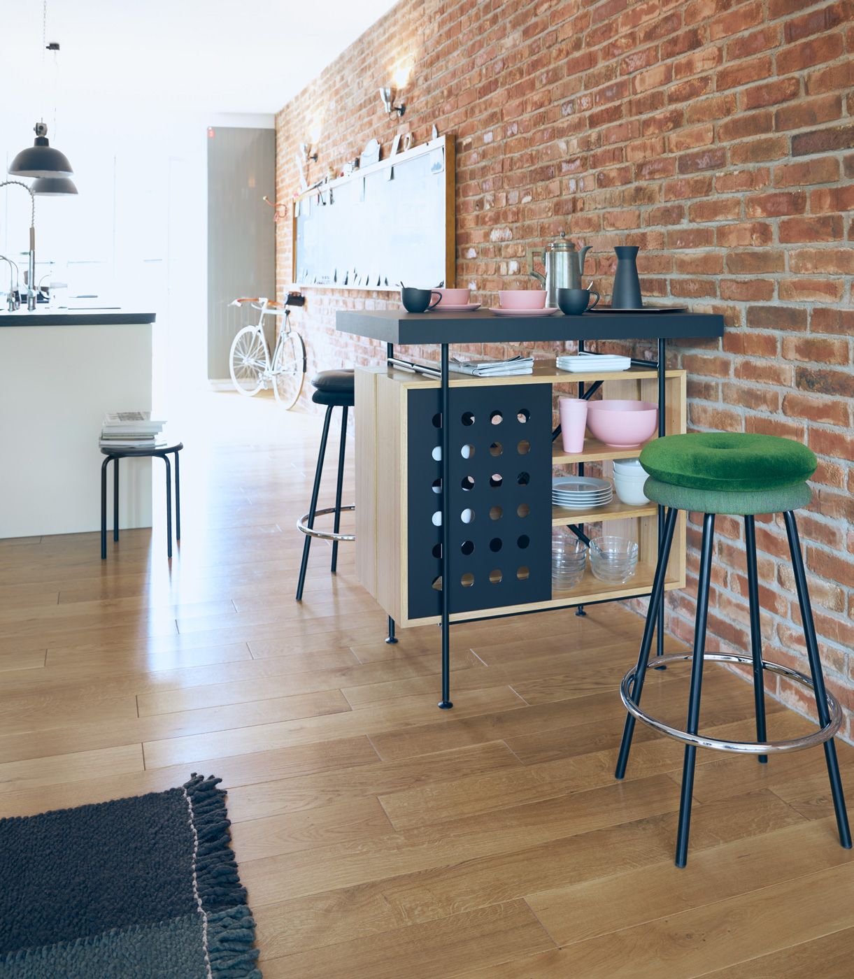 BIG TOM | Stool High stool with integrated cushion By Richard Lampert ...