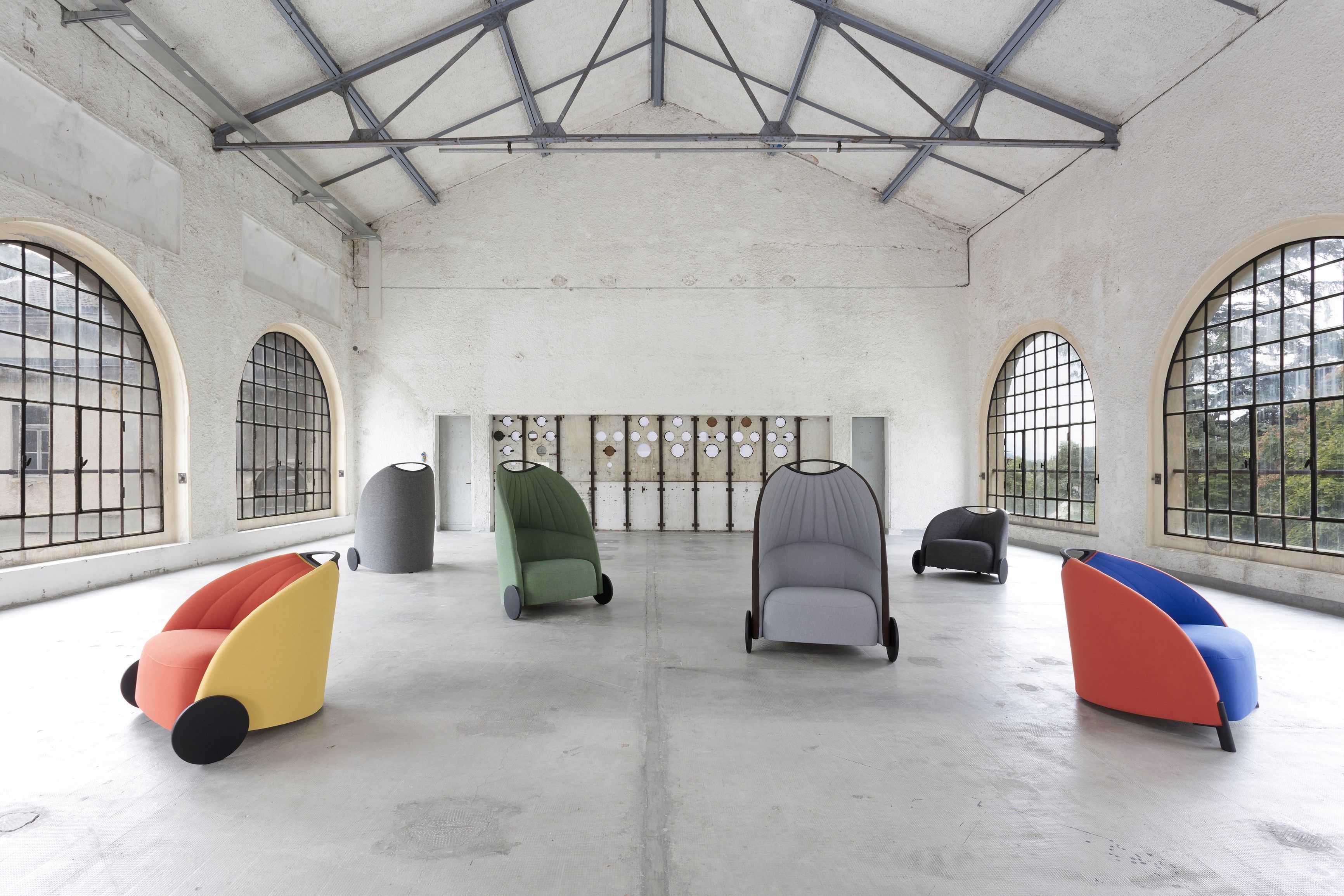 BIGA | Easy chair with castors Biga Collection By Luxy design Favaretto ...