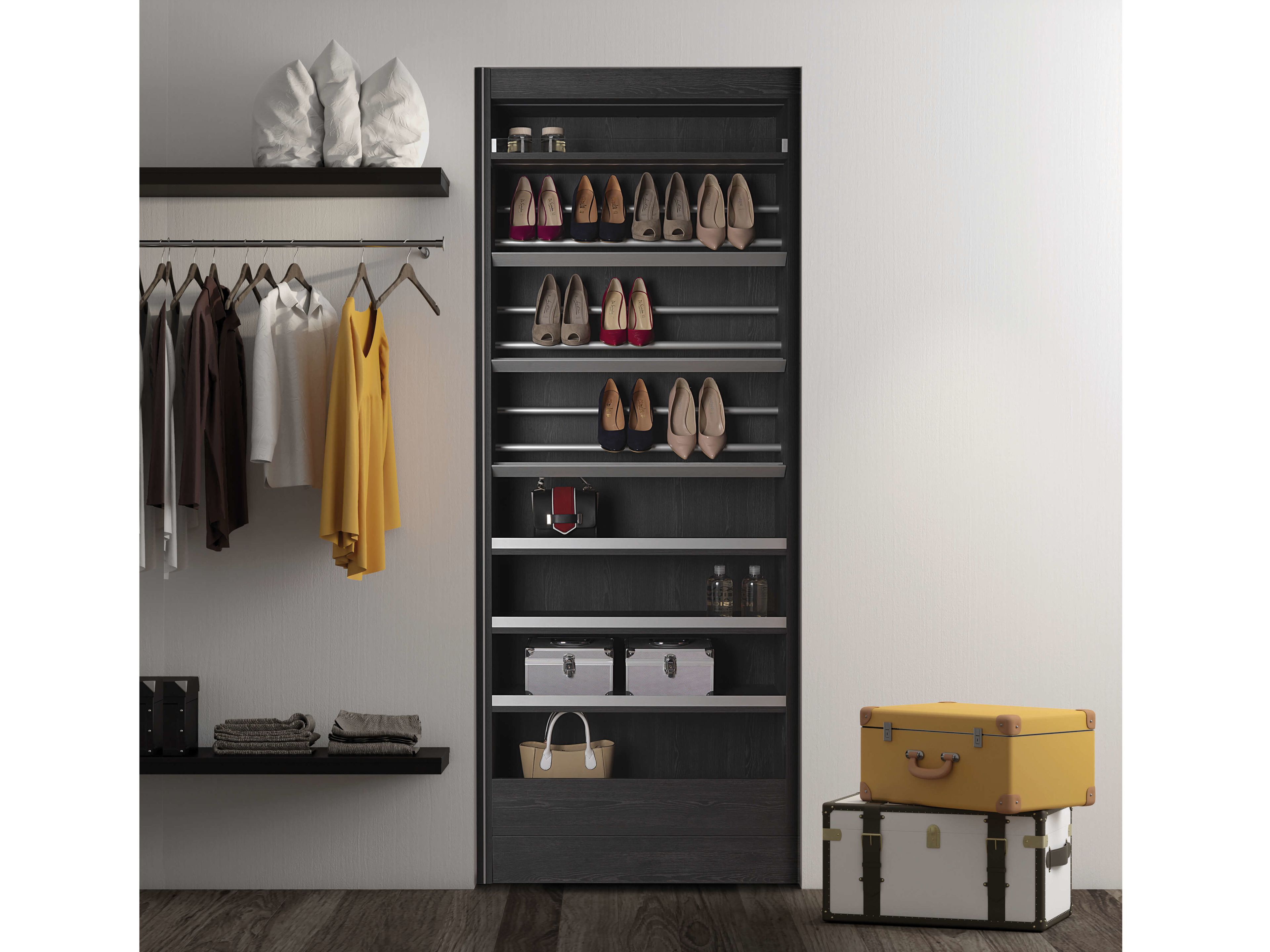 Ssliding shoe rack module BIGFOOT® CHANEL By PROTEK®