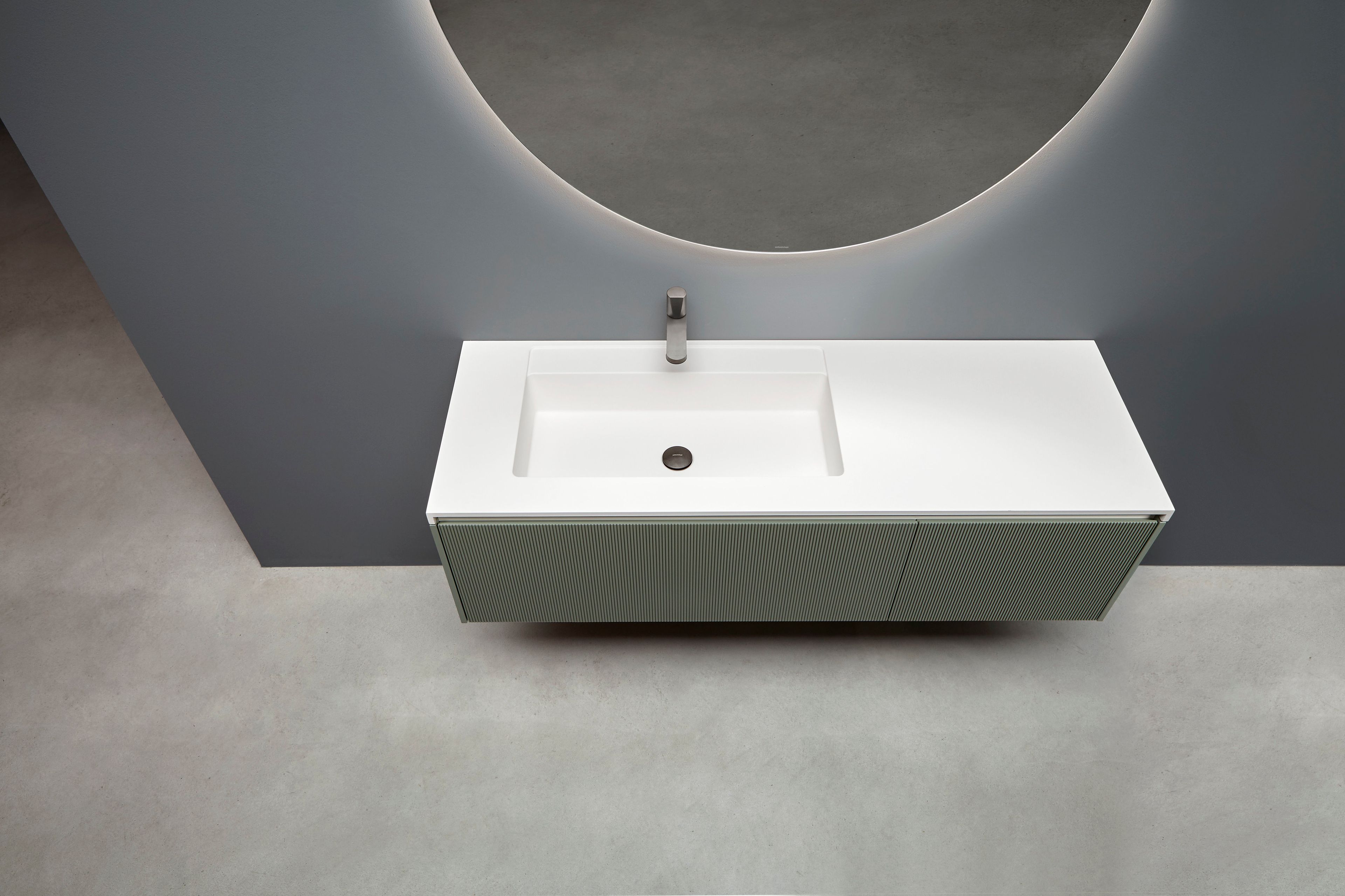 BINARIO Wall-mounted vanity unit By Antonio Lupi Design | design Nevio ...