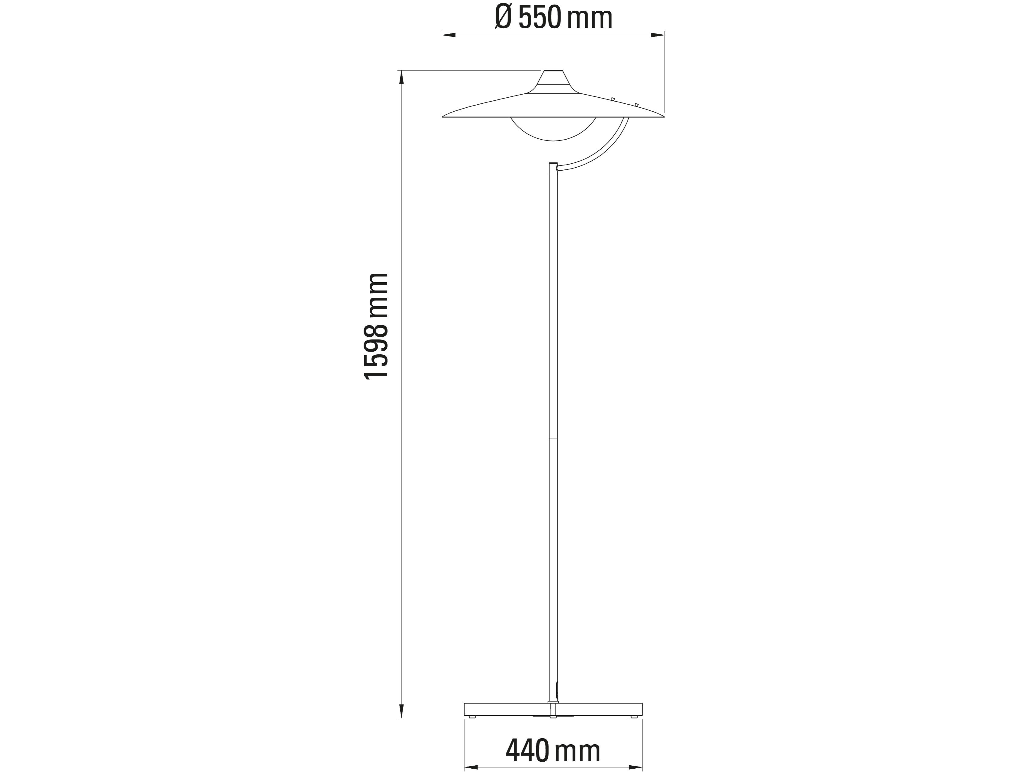 BINY Floor lamp By DCW éditions