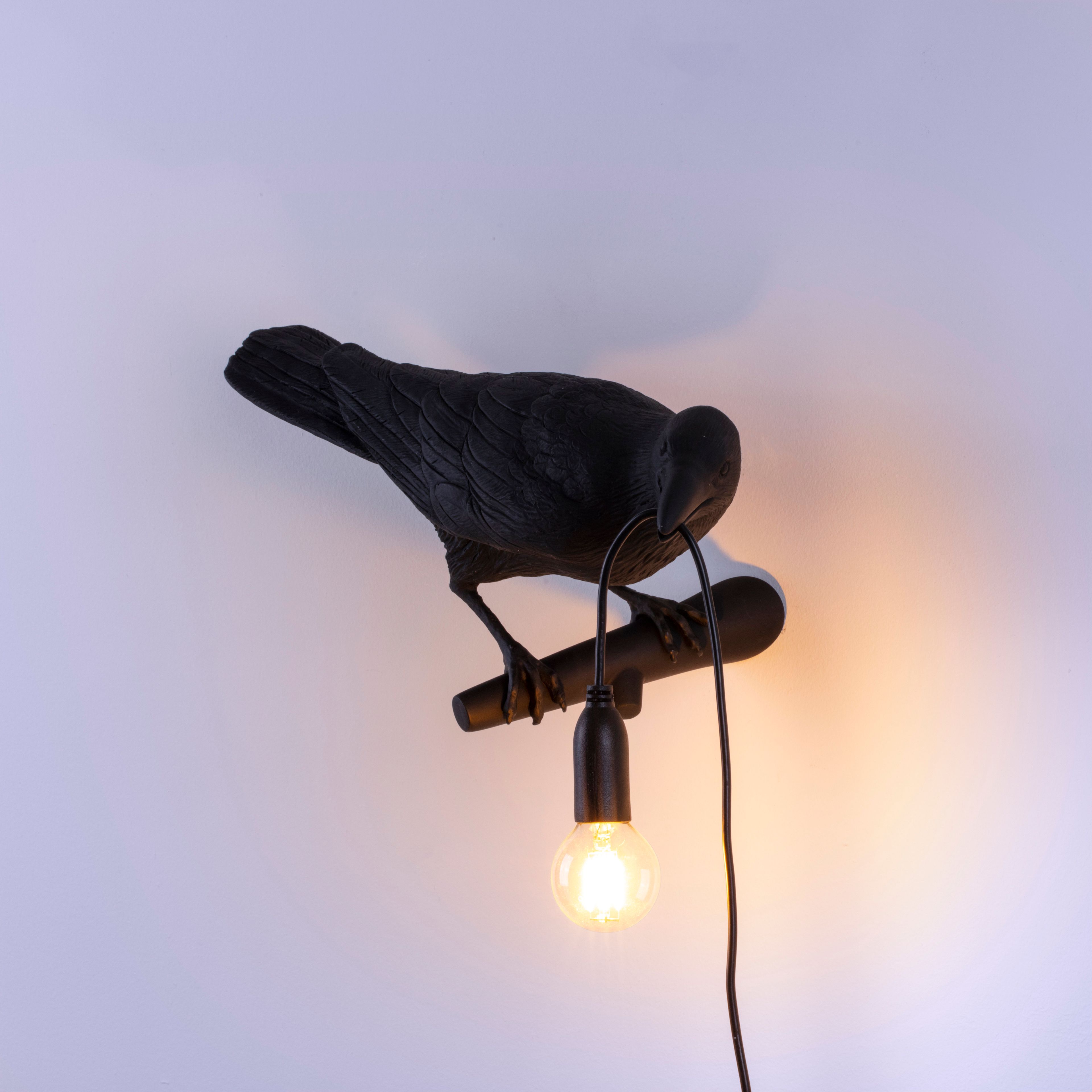 LED resin wall lamp BIRD LAMP LOOKING LEFT/RIGHT Bird Lamp Collection ...