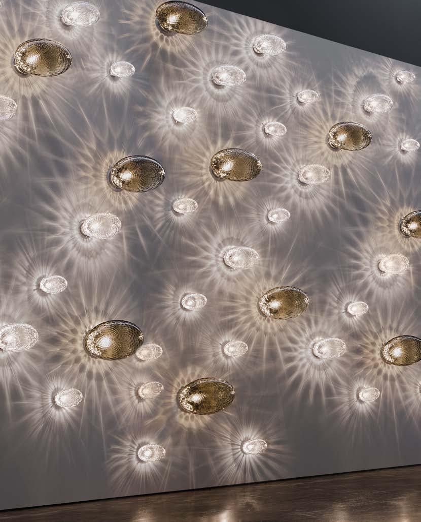 BITTA Glass wall lamp / ceiling lamp By Sylcom | design Paolo Francesco ...