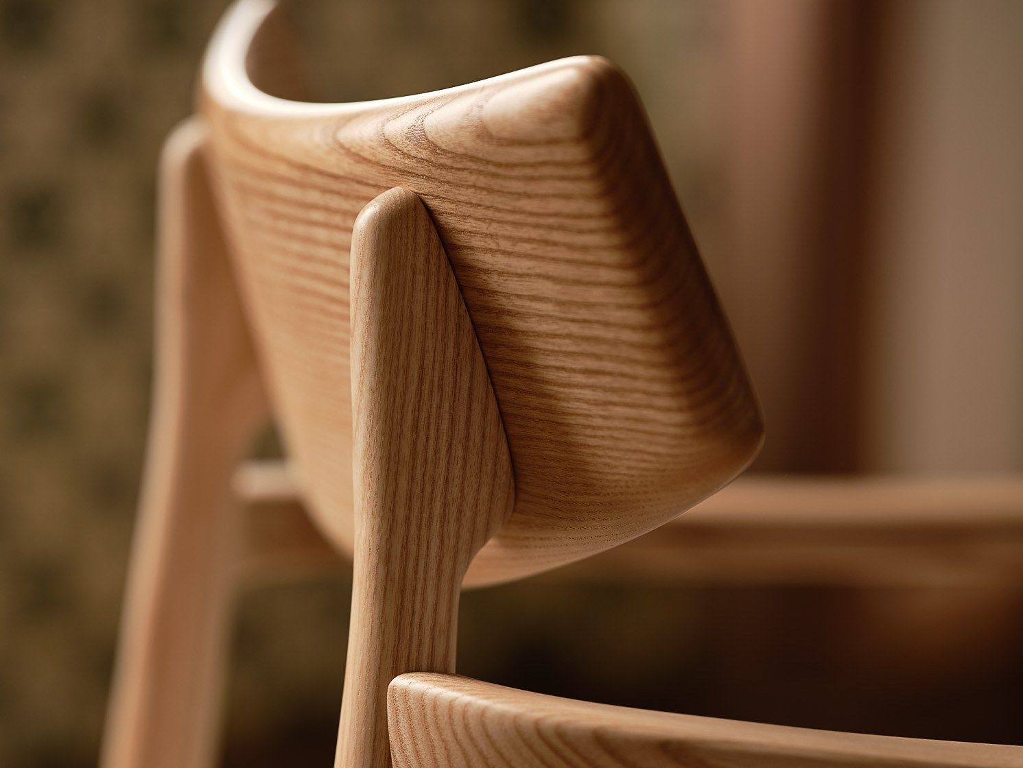 Upholstered wooden chair with armrests BIZU M1131UW By JMS design ...