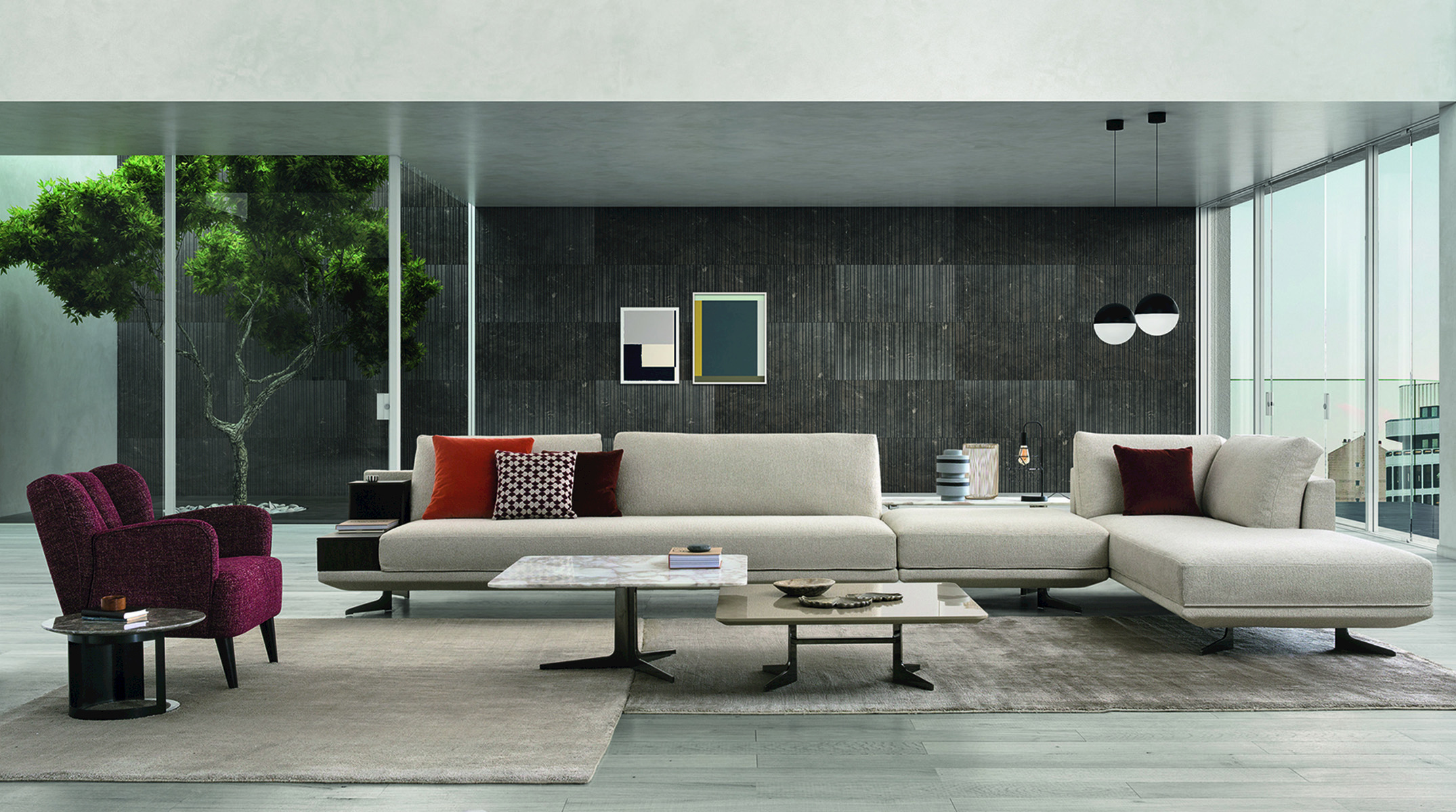 BLAKE | Square coffee table Blake Collection By Bodema design Adriano ...