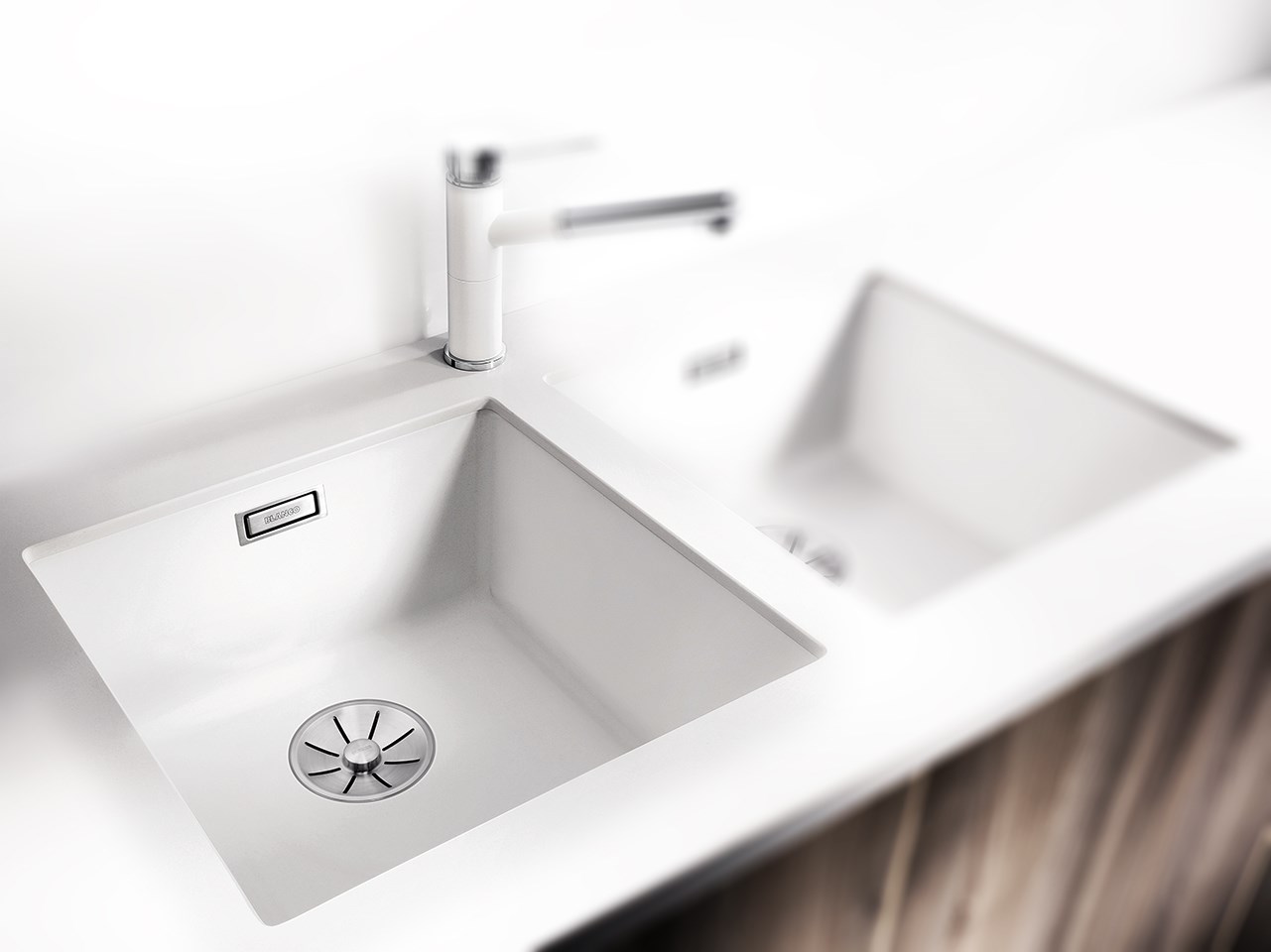 1 Becken Einbau- Spülbecken aus Silgranit® BLANCO SUBLINE 400 U By Blanco