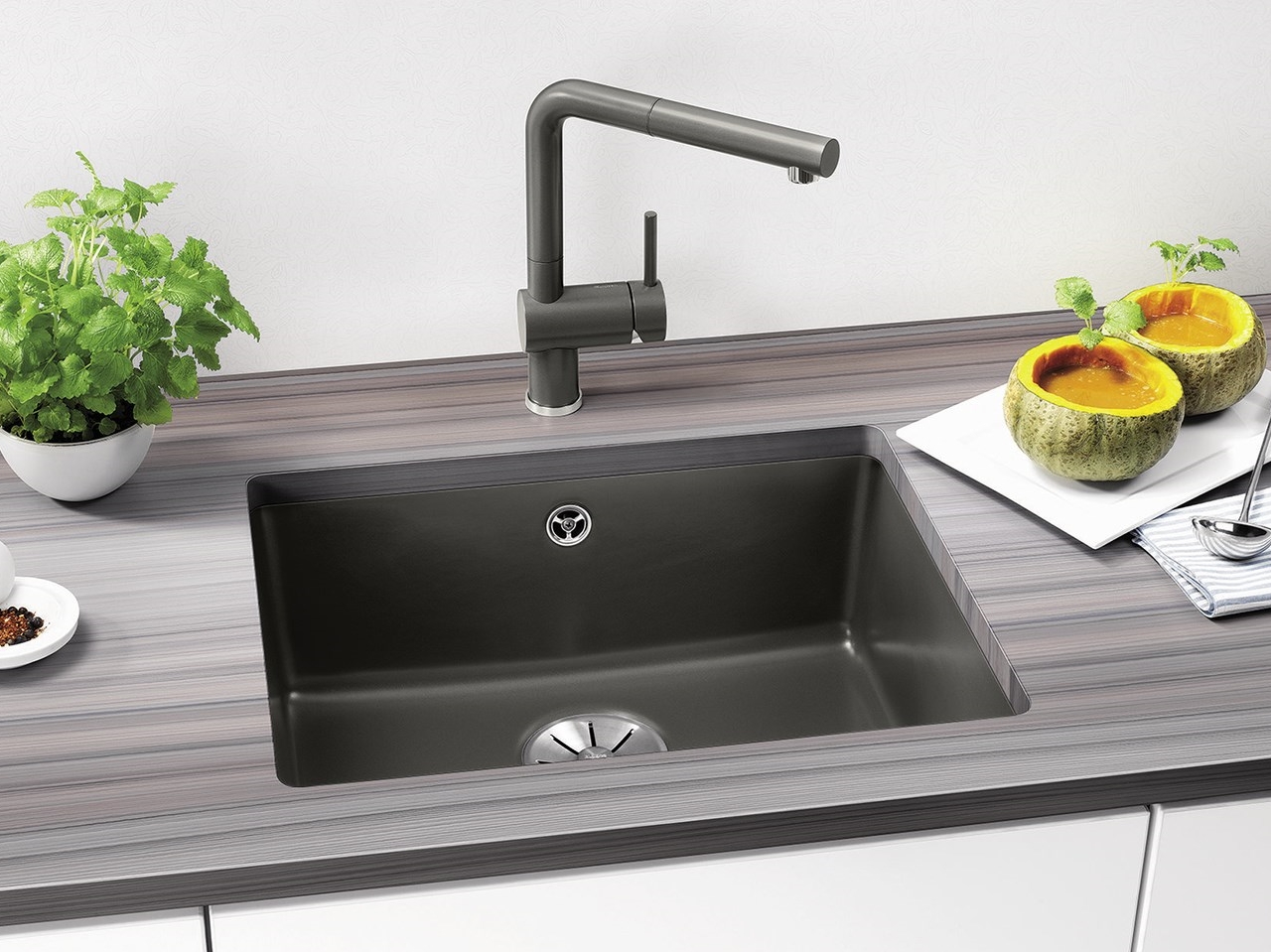 BLANCO SUBLINE 500-U | Ceramic sink By Blanco