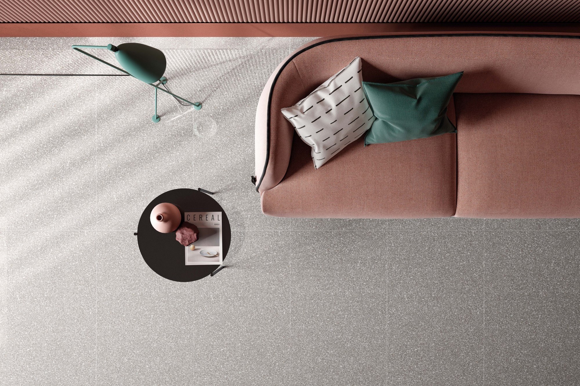 Indoor/outdoor porcelain stoneware wall/floor tiles BLEND By ABK