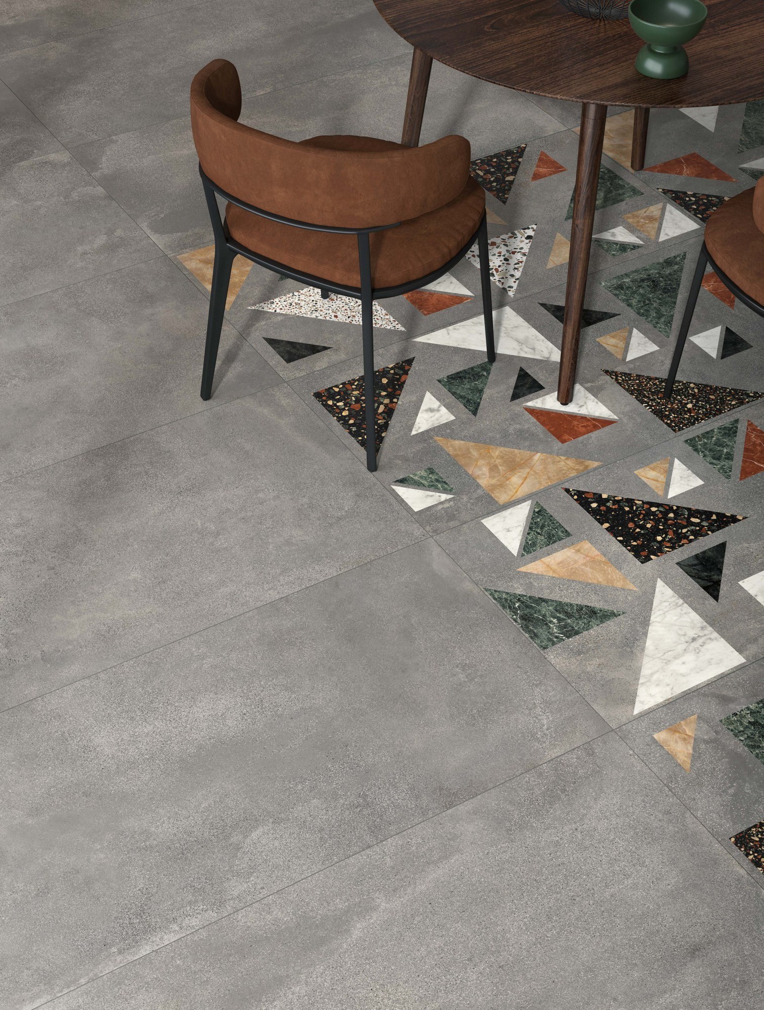 Indoor/outdoor porcelain stoneware wall/floor tiles BLEND By ABK