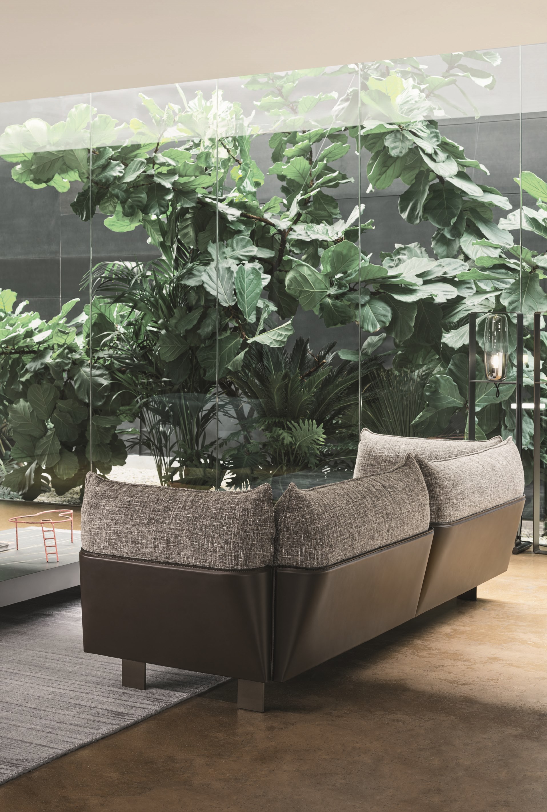 BLEND Sectional fabric sofa By Bonaldo | design Giuseppe Viganò