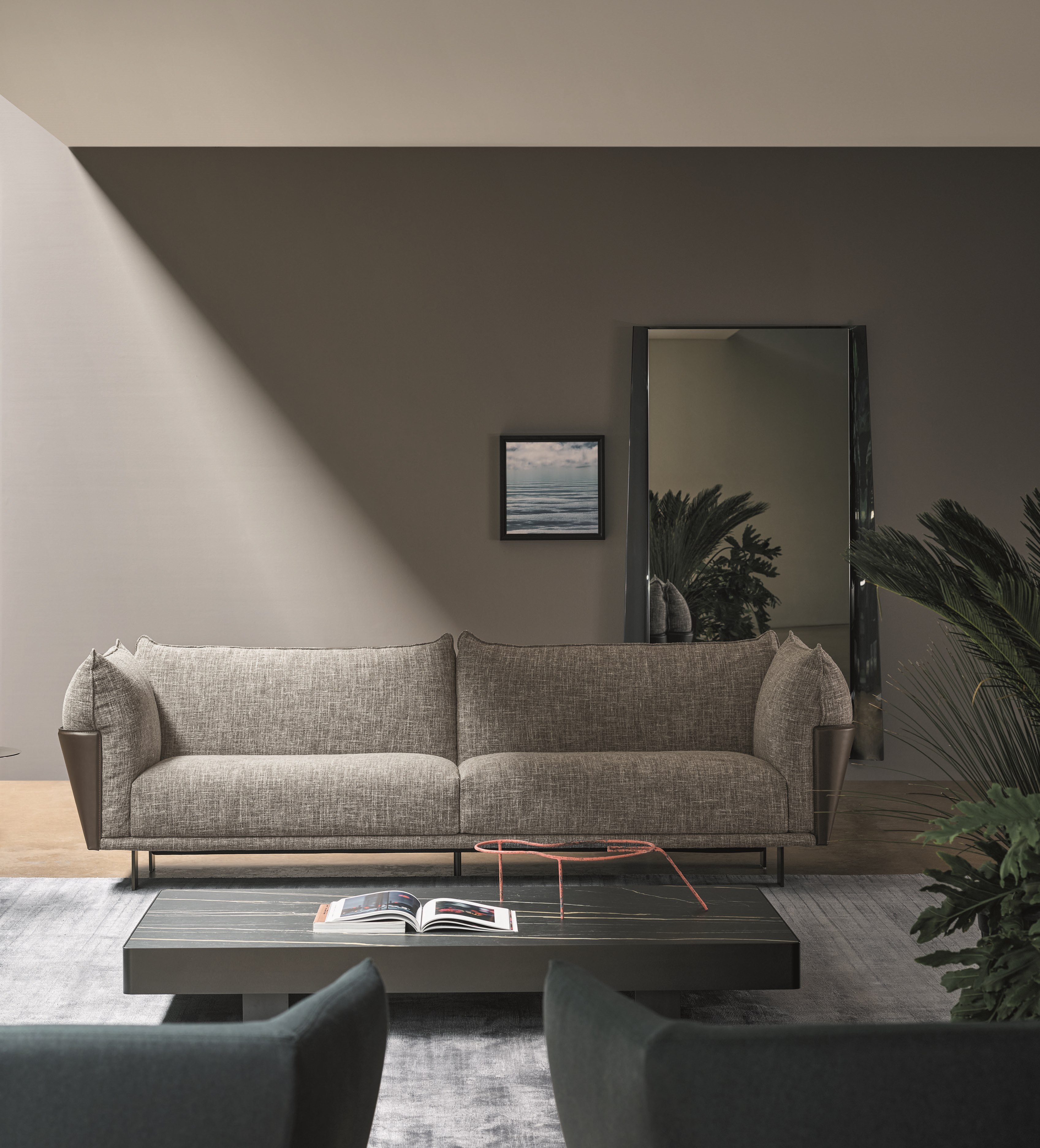 BLEND Sectional fabric sofa By Bonaldo | design Giuseppe Viganò