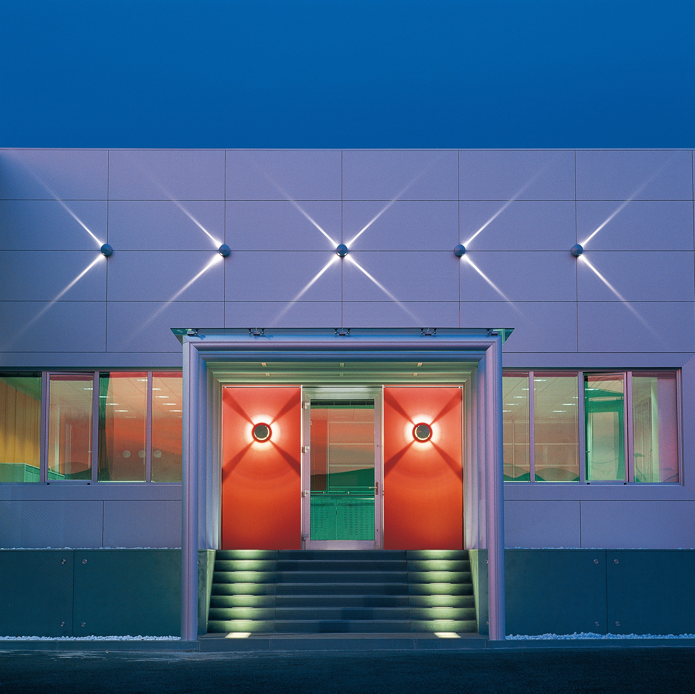 LED direct-indirect light die cast aluminium Outdoor wall Lamp BLITZ By ...