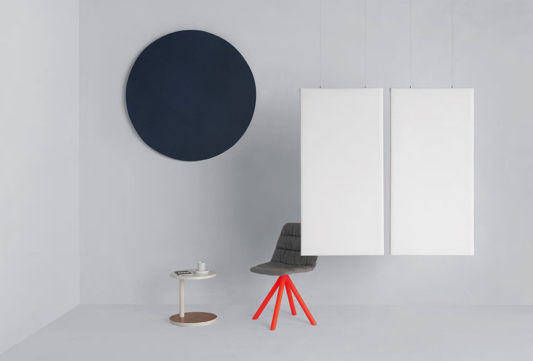 LESSEN BLOC Woven vinyl Acoustic wall panel By VERTISOL INTERNACIONAL