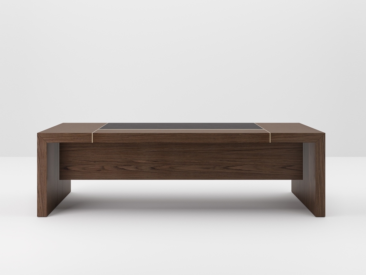BLOCK 2.0 Wooden executive desk By PROF