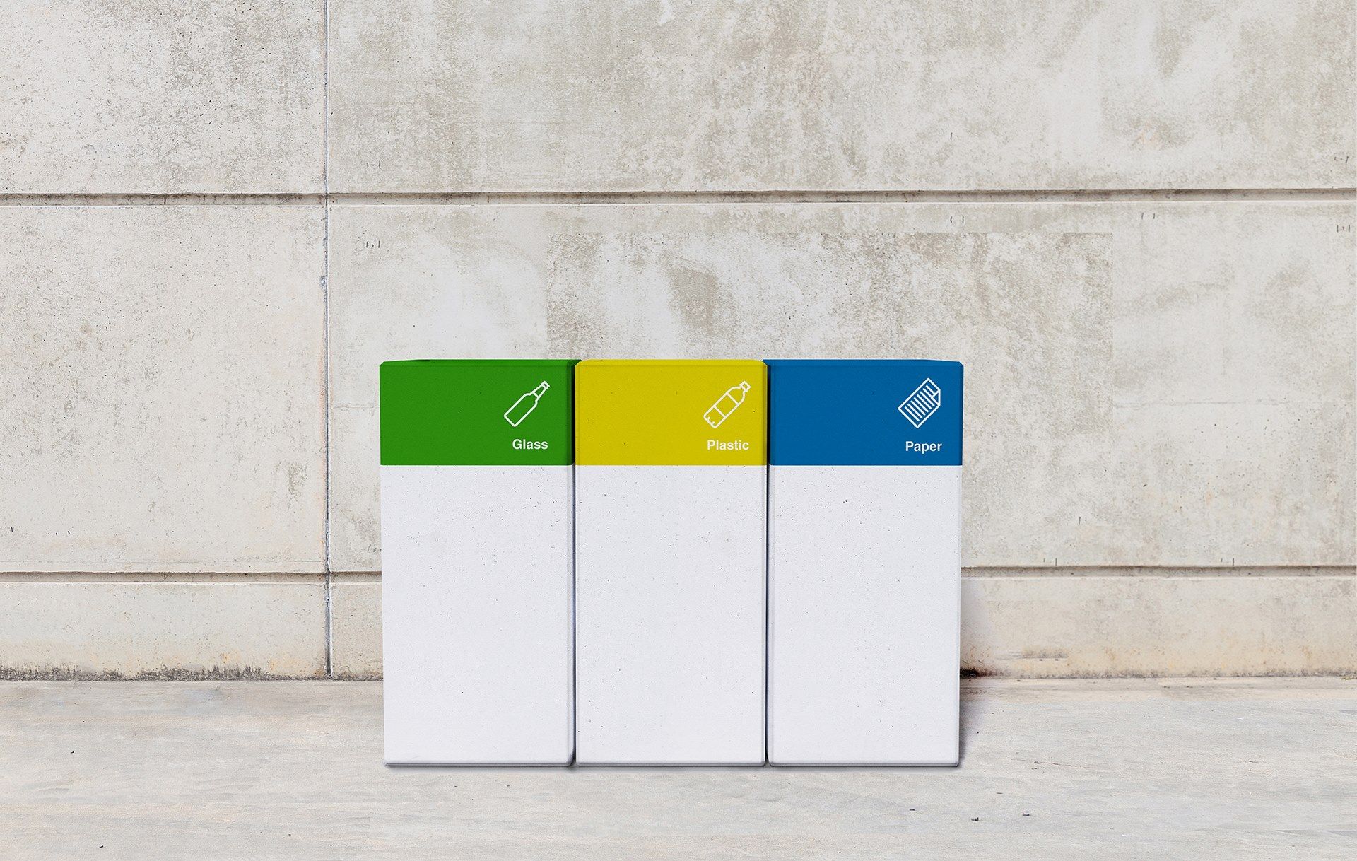 BLOCK | Litter bin for waste sorting Basic Collection By SIT