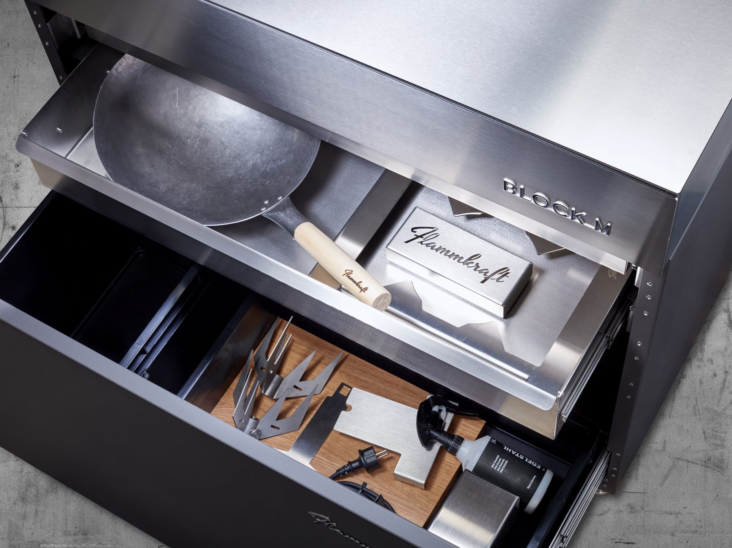 BLOCK M Stainless steel outdoor kitchen element By Flammkraft | design ...