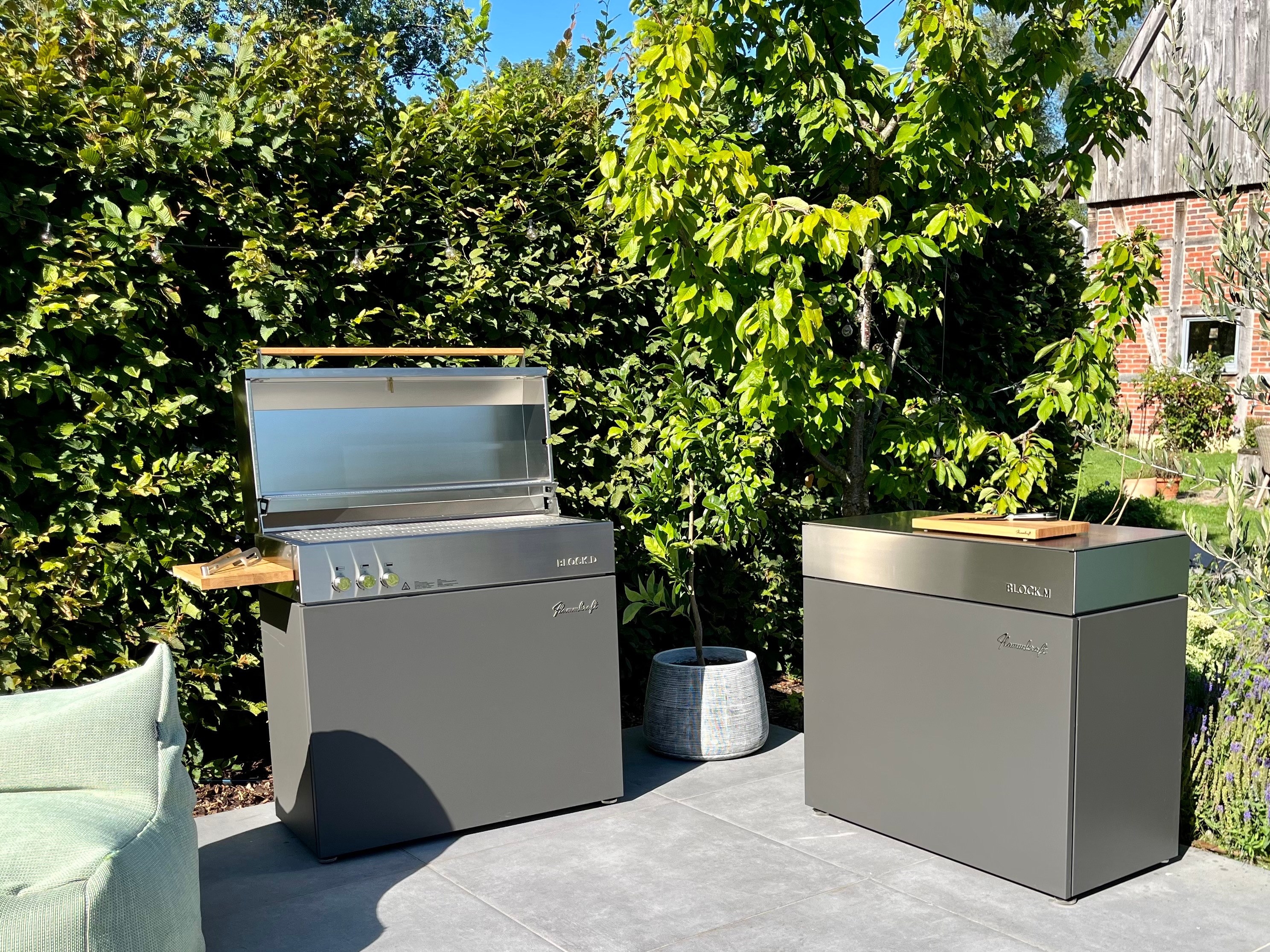 BLOCK M Stainless steel outdoor kitchen element By Flammkraft | design ...
