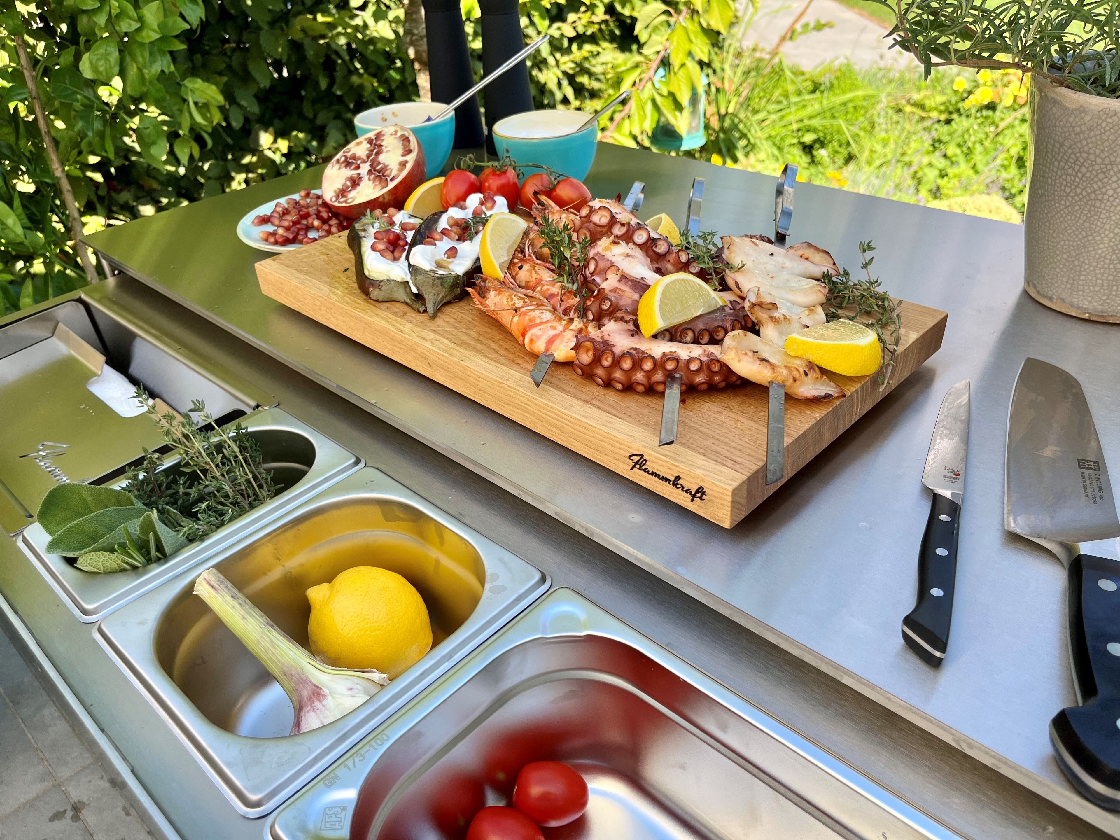 BLOCK M | Outdoor kitchen Stainless steel outdoor kitchen element By ...