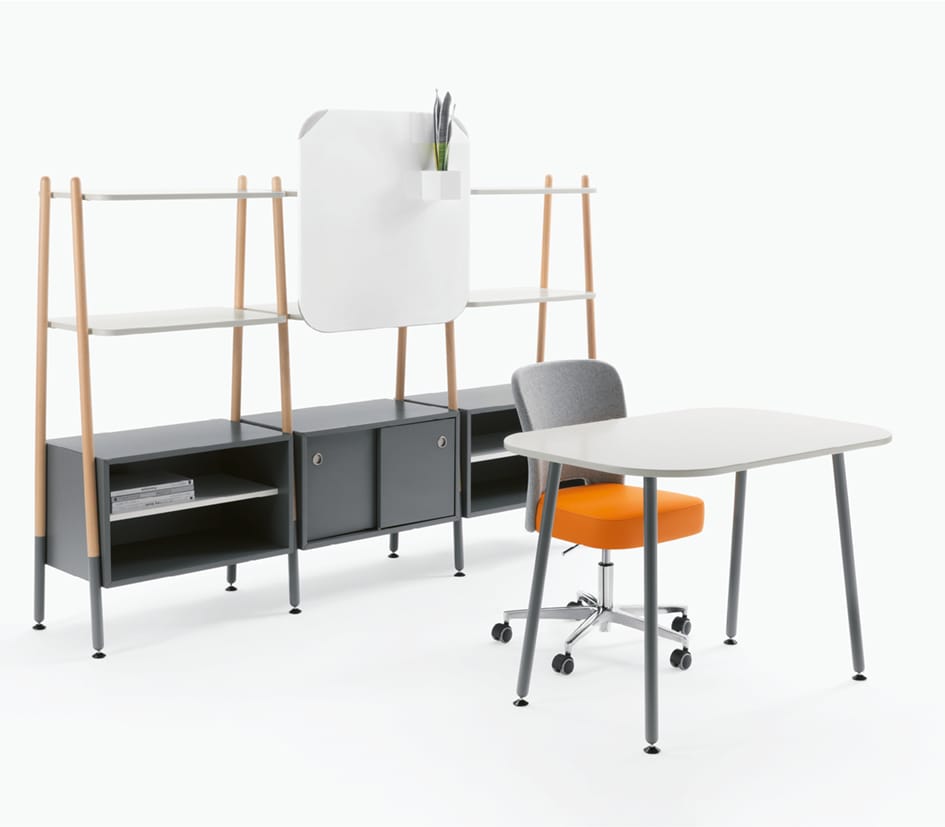 Lacquered engineered wood office shelving BLOG | Office shelving Blog ...