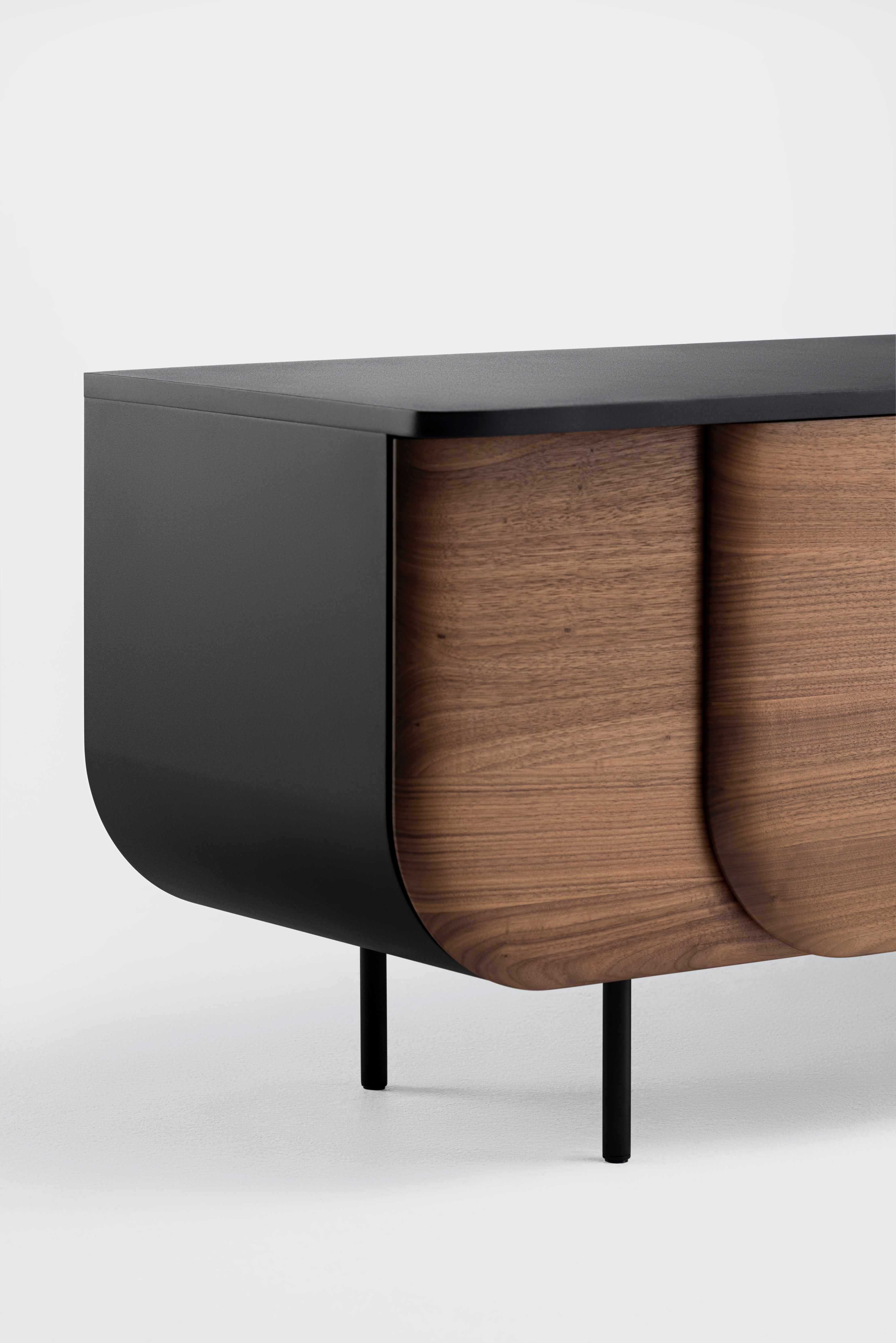 BLOOM Solid wood sideboard with sliding doors By Milla & Milli | design ...