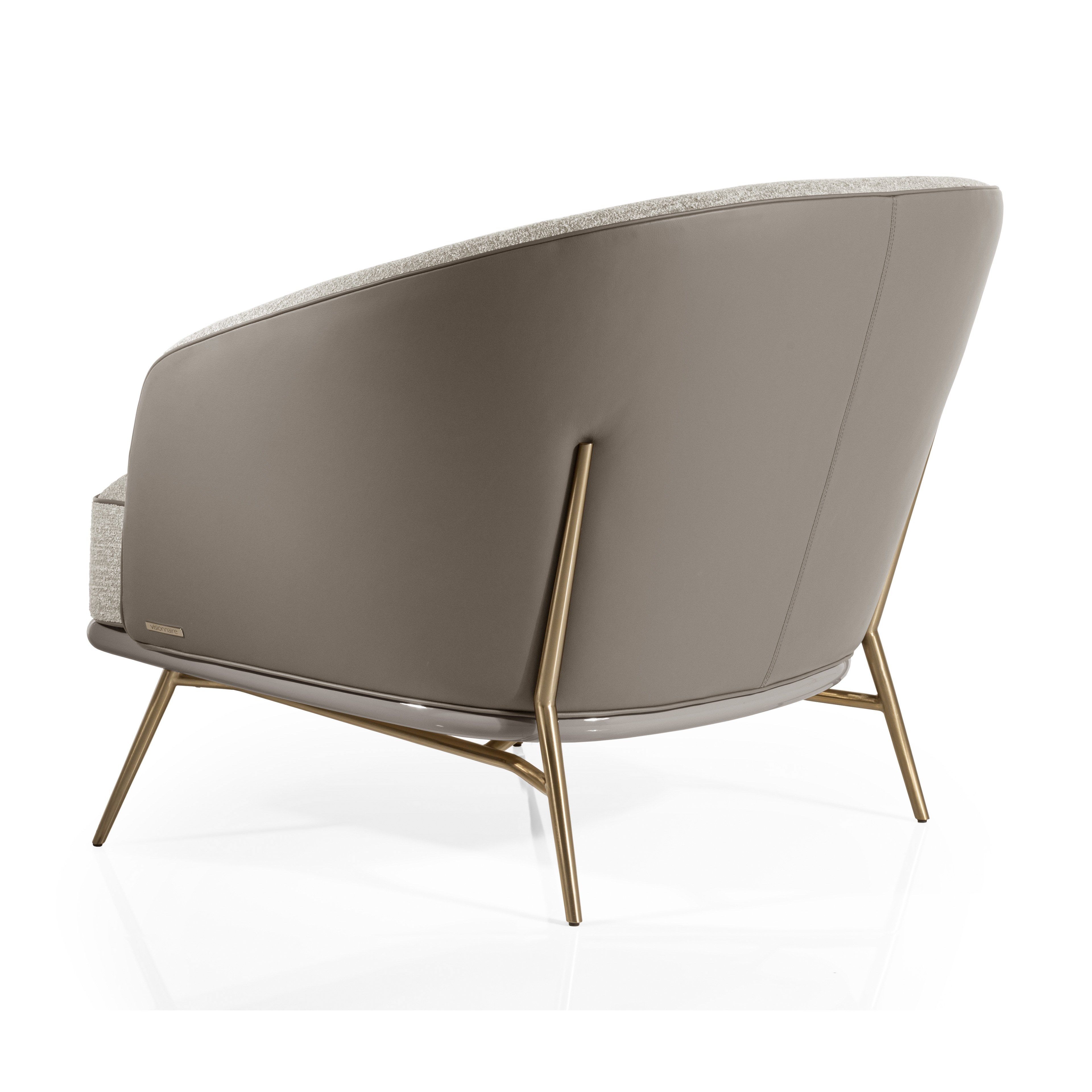 STARLIGHT Fabric armchair with armrests By Visionnaire | design Fabio Bonfà