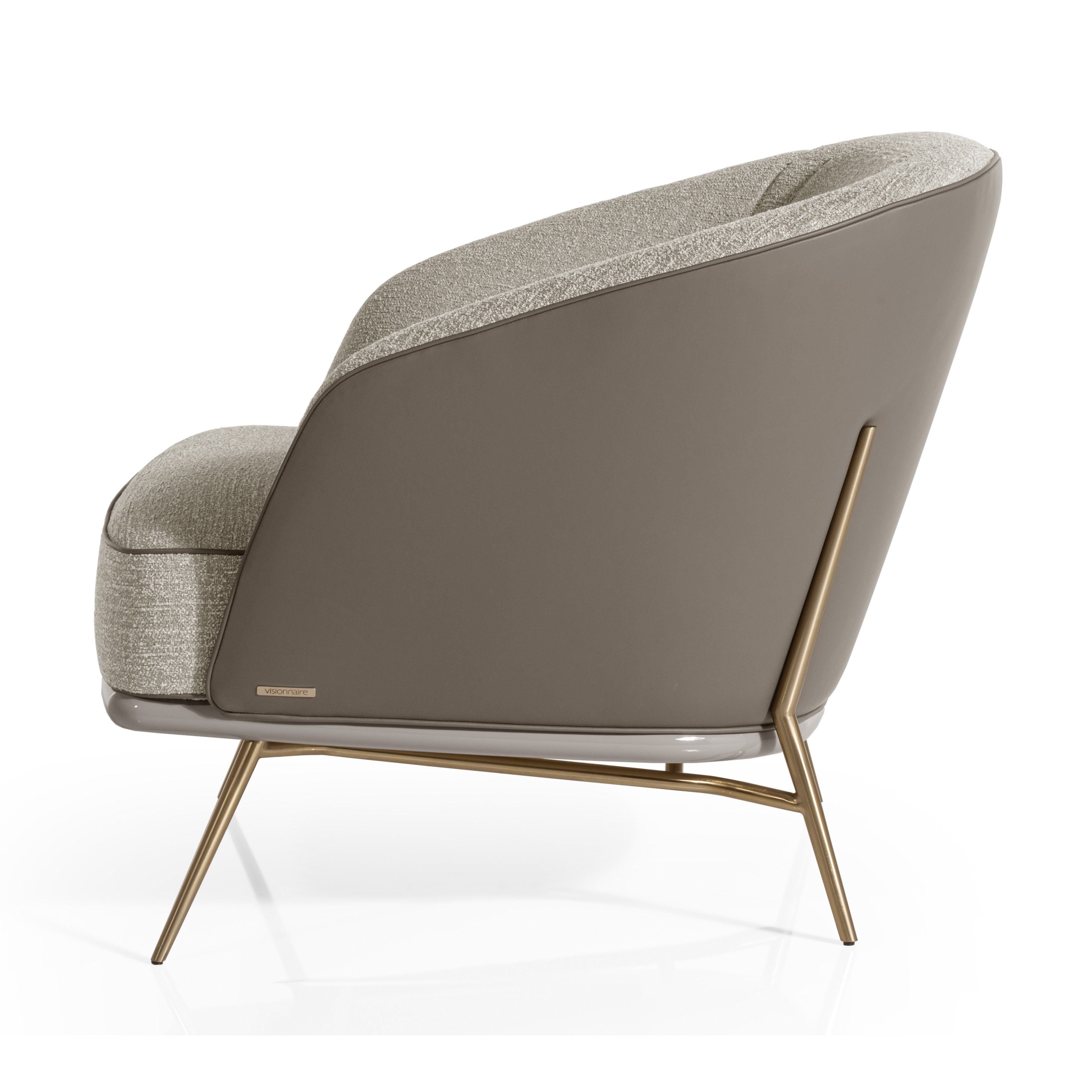 STARLIGHT Fabric armchair with armrests By Visionnaire | design Fabio Bonfà