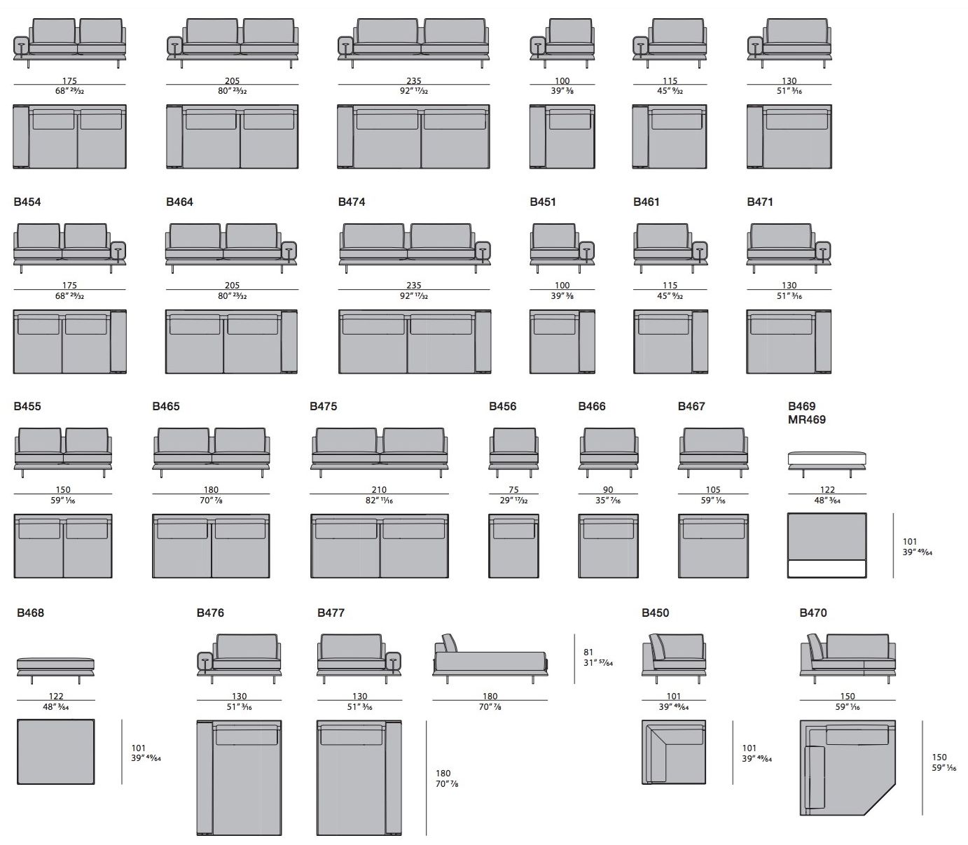 BLUES | Modular sofa Blues Collection By Turri design Giuseppe Viganò