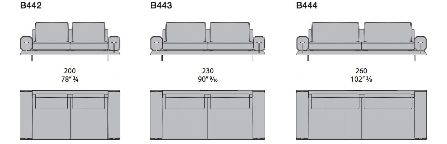 BLUES Leather sofa By Turri | design Giuseppe Viganò
