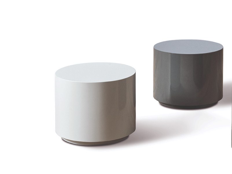 BOBO Low round Polimex® coffee table By Meridiani | design Andrea Parisio