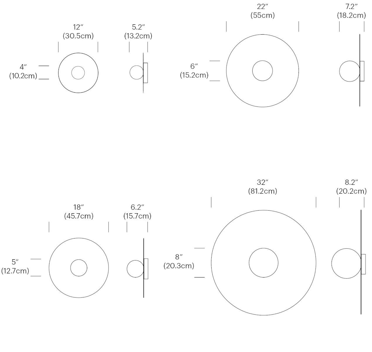 BOLA DISC Dimmable LED stainless steel wall light By Pablo Designs
