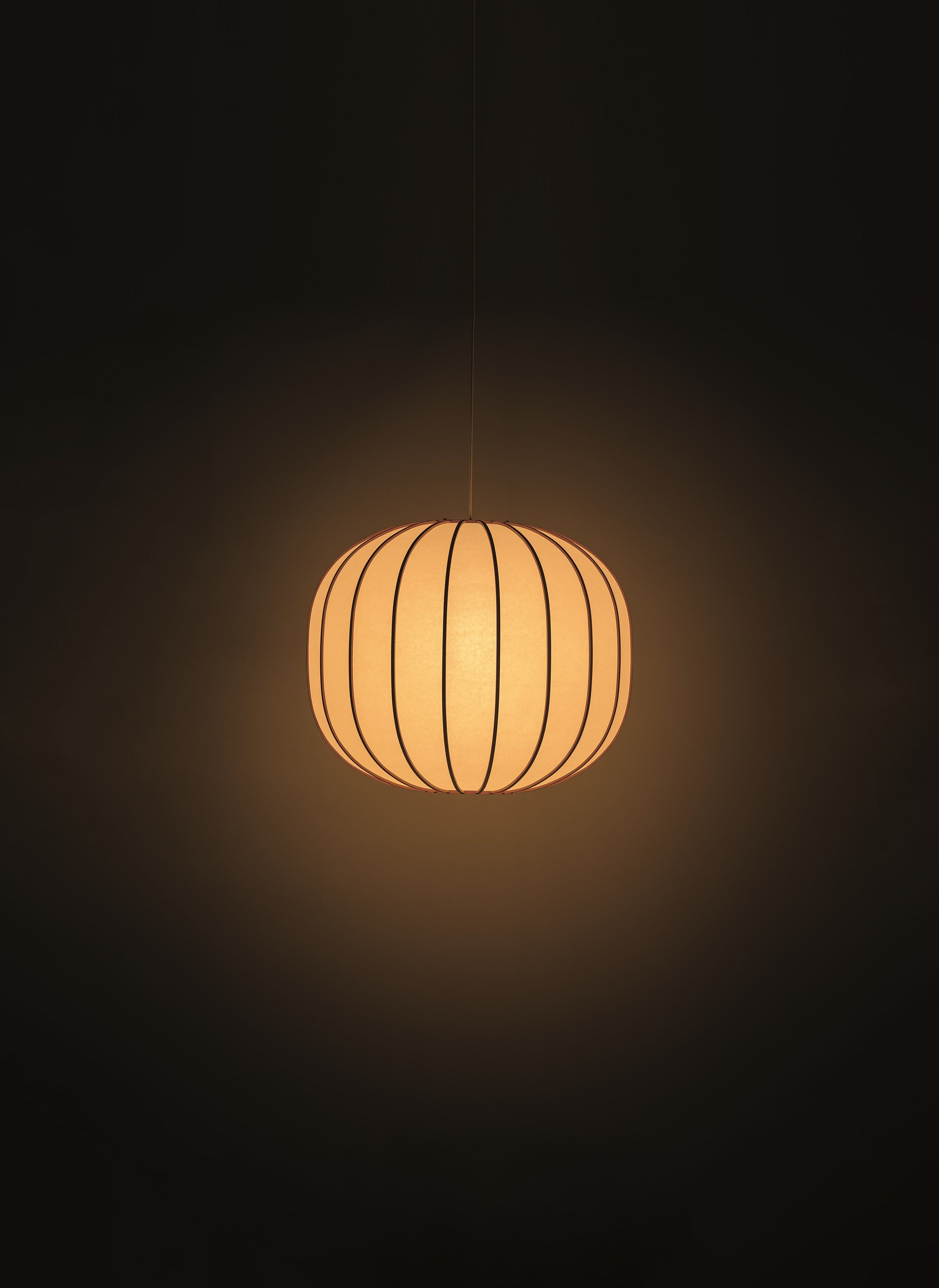 BOMBORI Handmade japanese paper pendant lamp By DE PADOVA