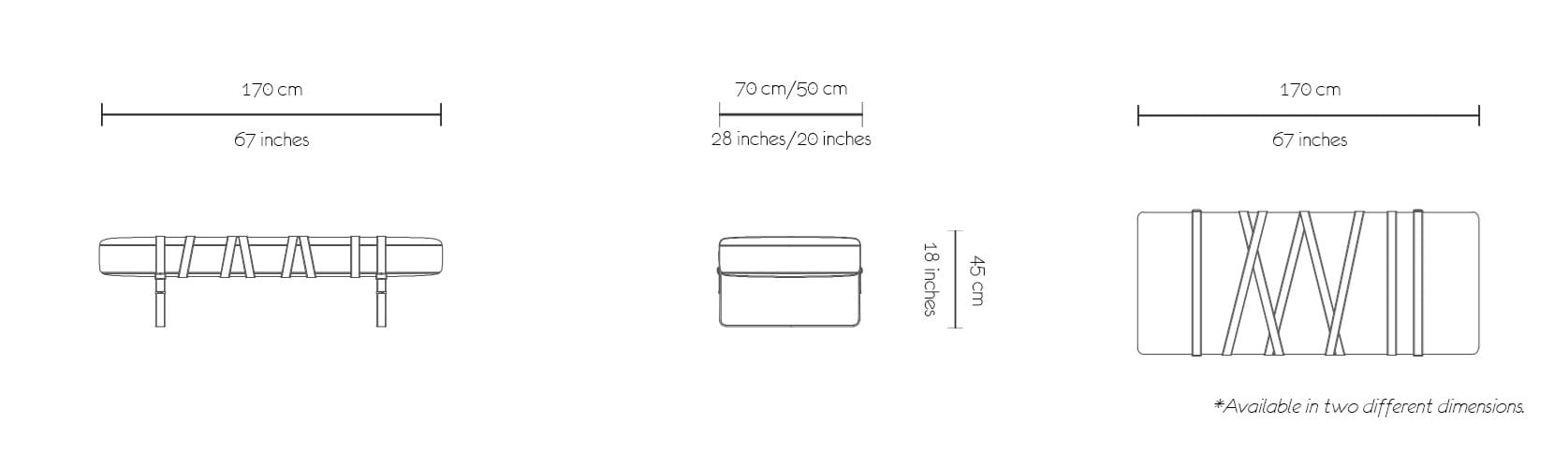 BOND | Bench By MORADA design Fernan I. Hernandez