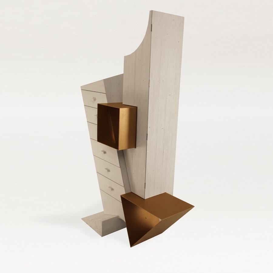 Sculptured totem container BOOM By ARKOF LABODESIGN design Fabrizio ...