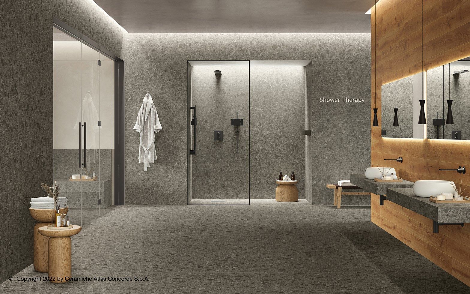 BOOST MIX Indoor/outdoor porcelain stoneware wall/floor tiles with ...