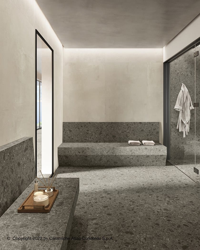 BOOST MIX Indoor/outdoor porcelain stoneware wall/floor tiles with ...