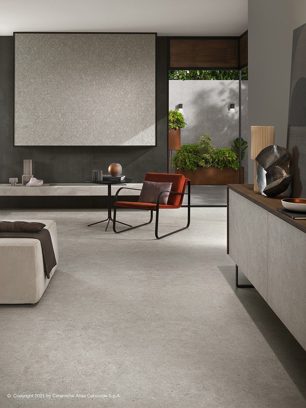 BOOST STONE Porcelain stoneware wall tiles / flooring By Atlas Concorde