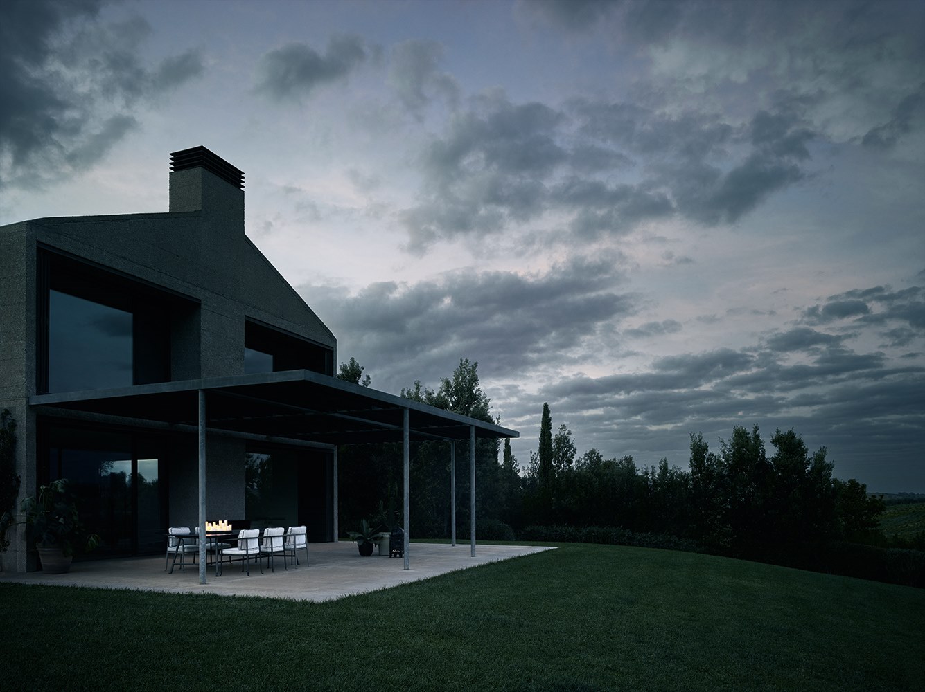 BOREA | Garden table Borea Collection By B&B Italia Outdoor design ...