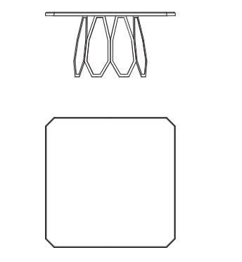 BORGIA Square marble table By Sicis | design Massimiliano Raggi