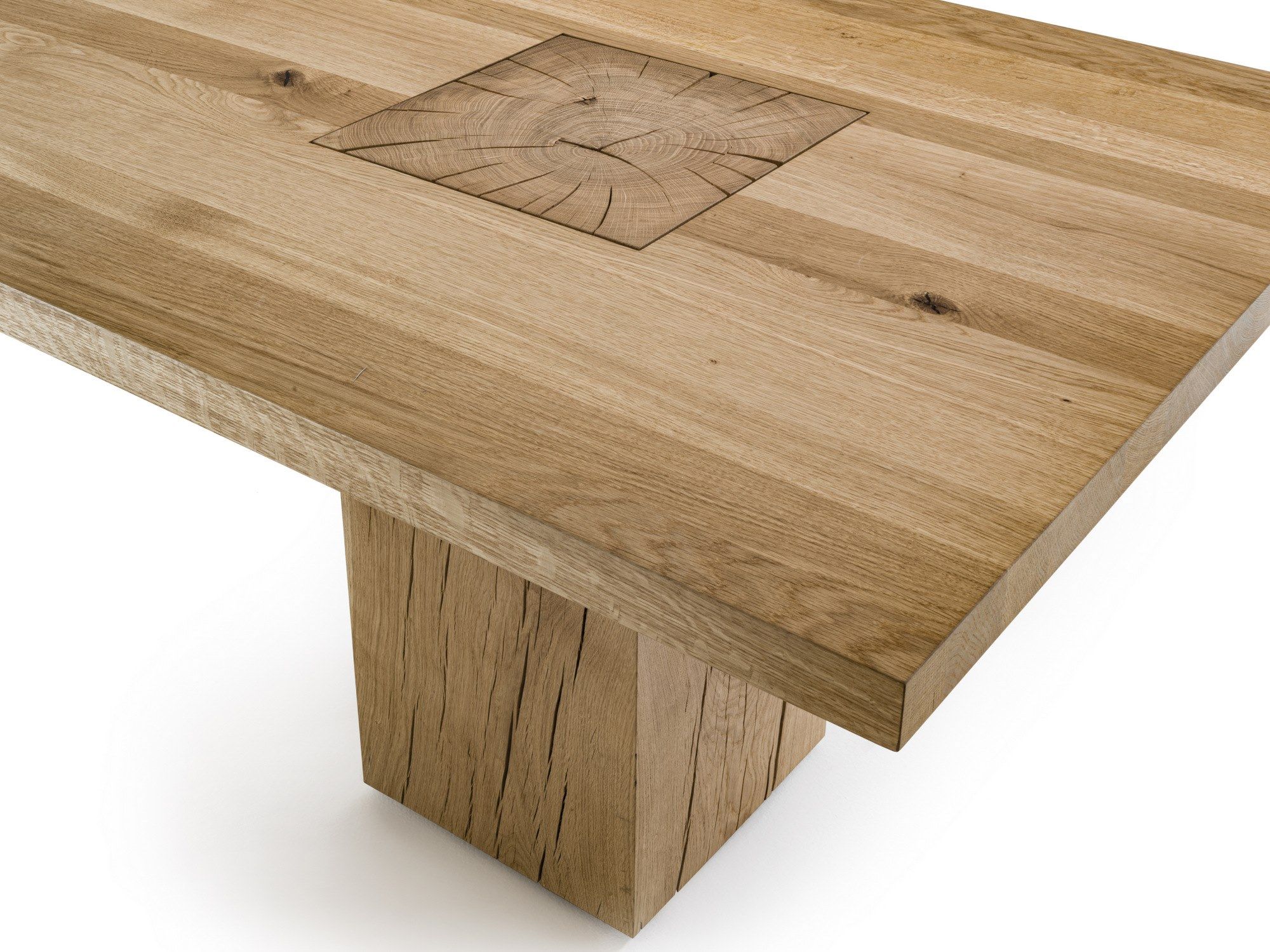 BOSS EXECUTIVE Rectangular solid wood table By Riva 1920