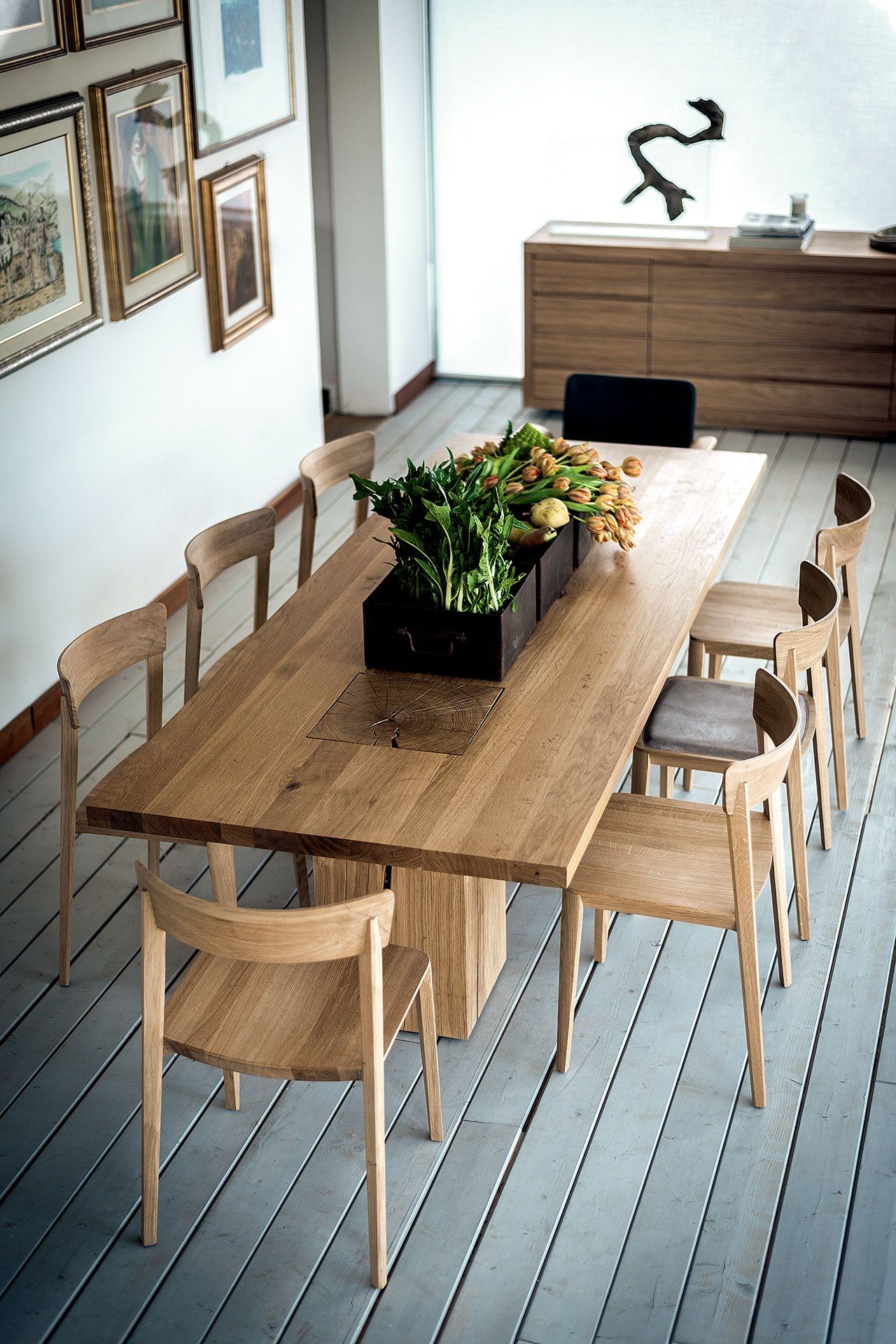 Mesa rectangular de madera maciza BOSS EXECUTIVE By Riva 1920