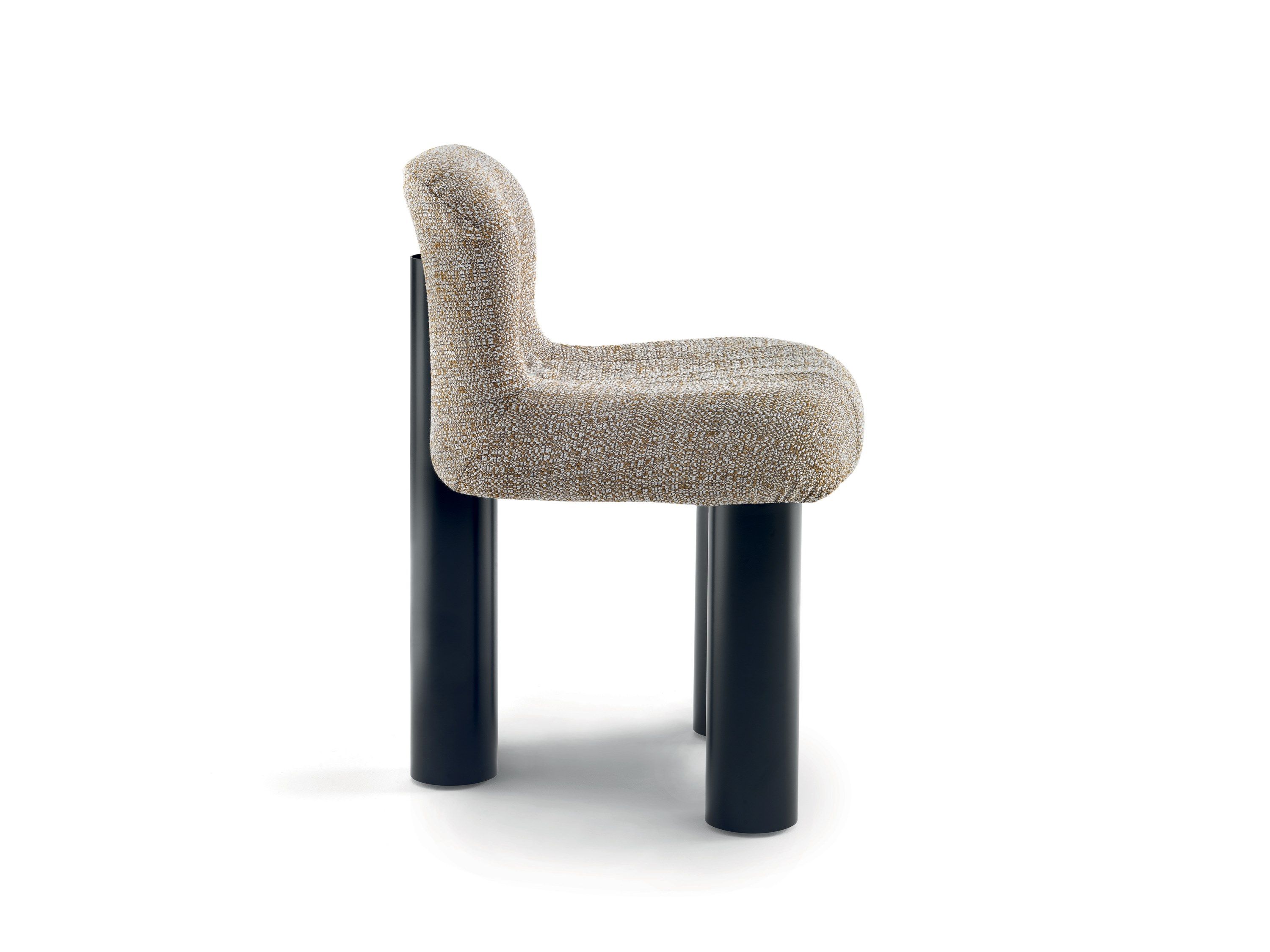 BOTOLO HIGH Upholstered fabric easy chair By arflex | design Cini Boeri