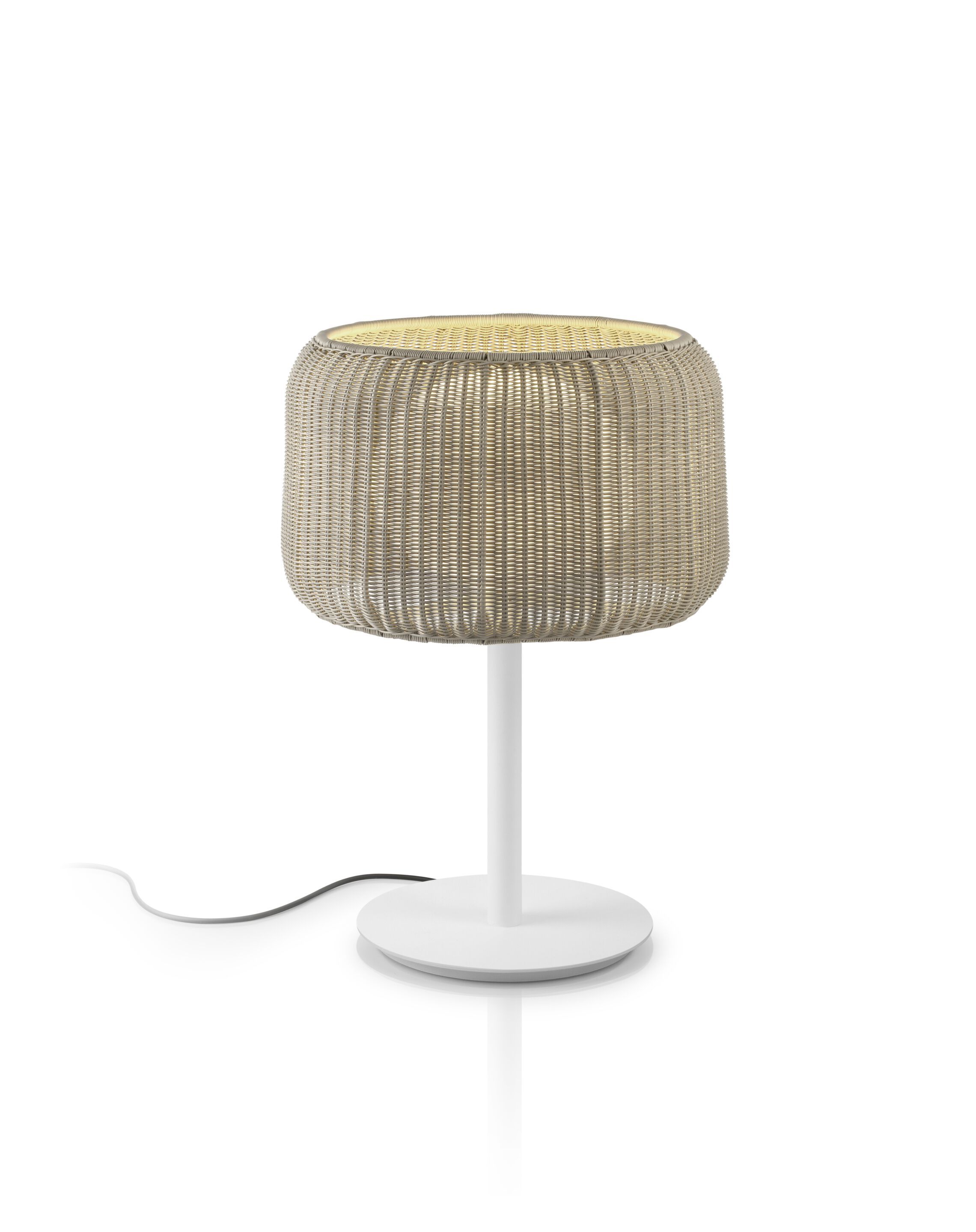 FORA M Lampe de table de fibres synthétiques By Bover | design Gonzalo Milà, Alex Fernández Camps