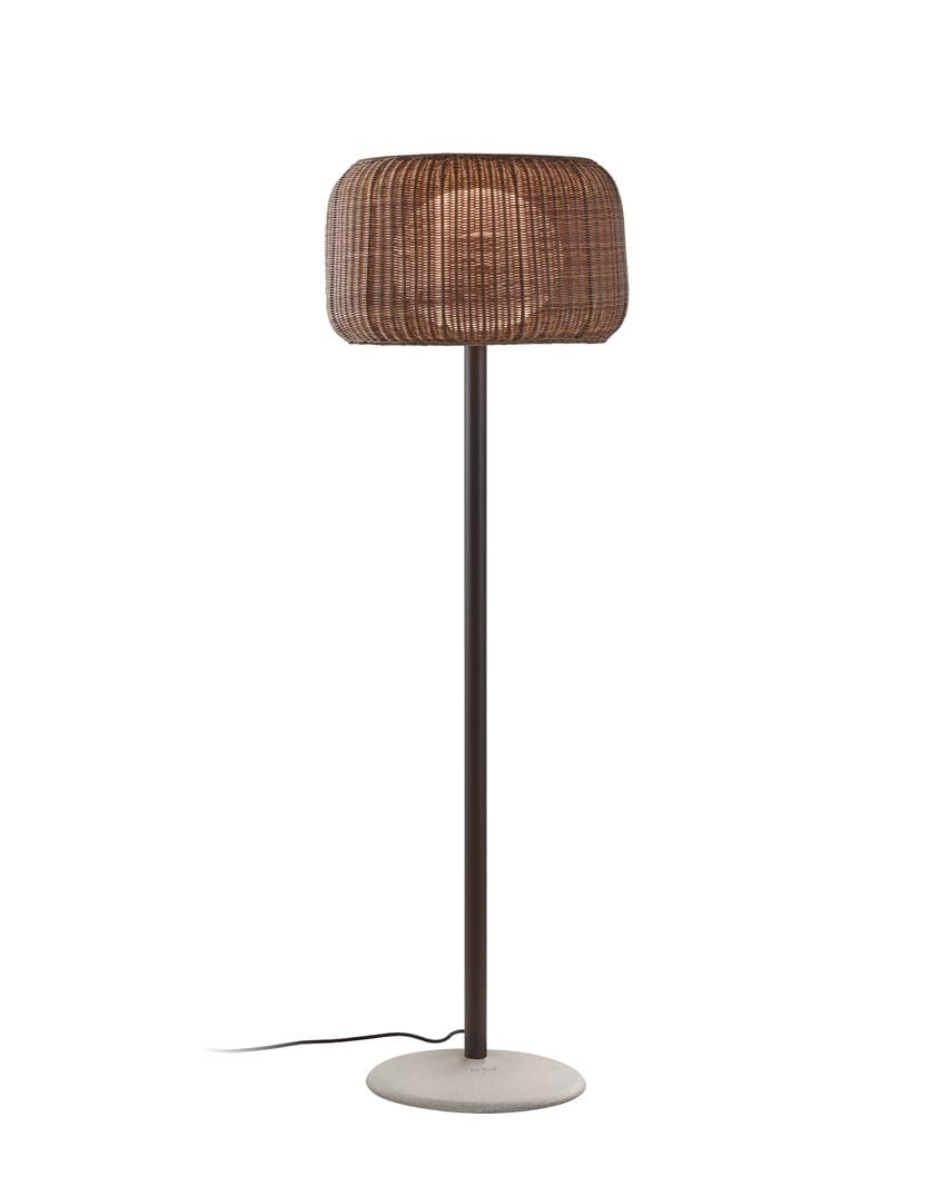 Lampada da terra per esterno in fibra sintetica FORA P - BOVER - Edilportale