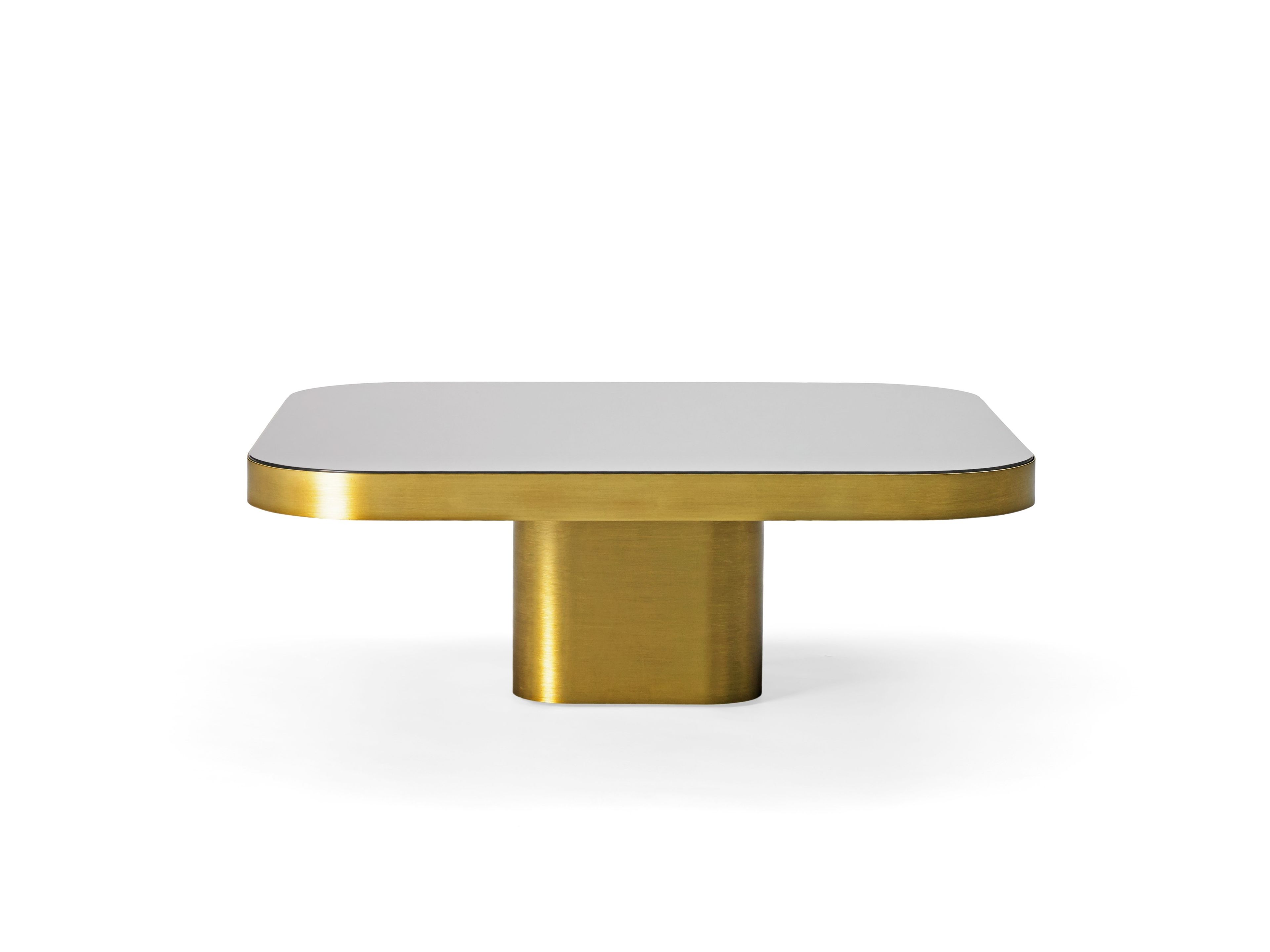 BOW COFFEE TABLE NO. 2 Square brass coffee table By ClassiCon | design ...