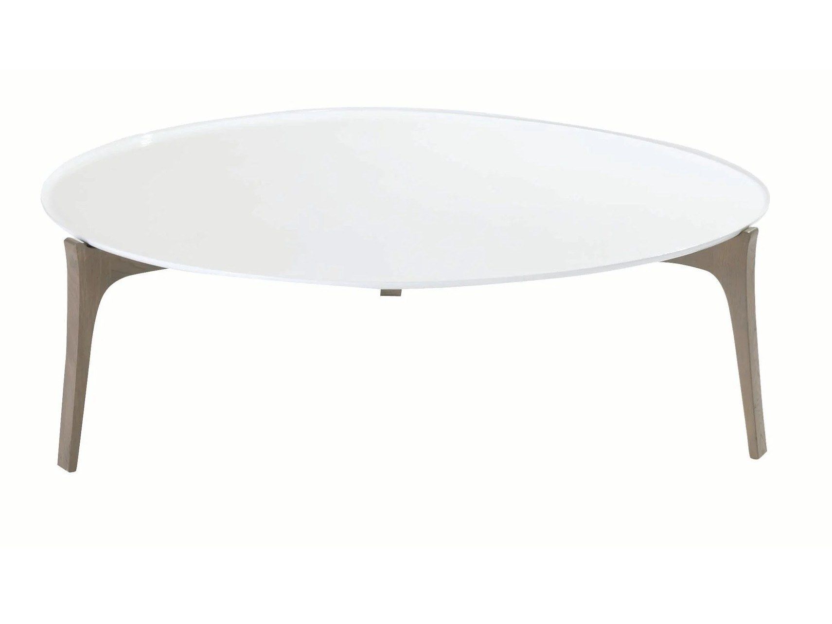 BOW | Coffee table with tray Round aluminium and wood coffee table By ...
