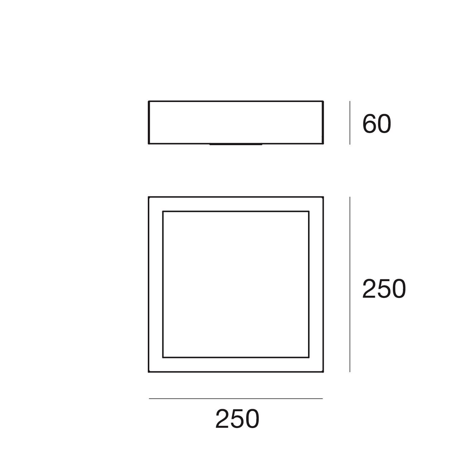 BOX_SQ Ceiling lamp By Linea Light Group