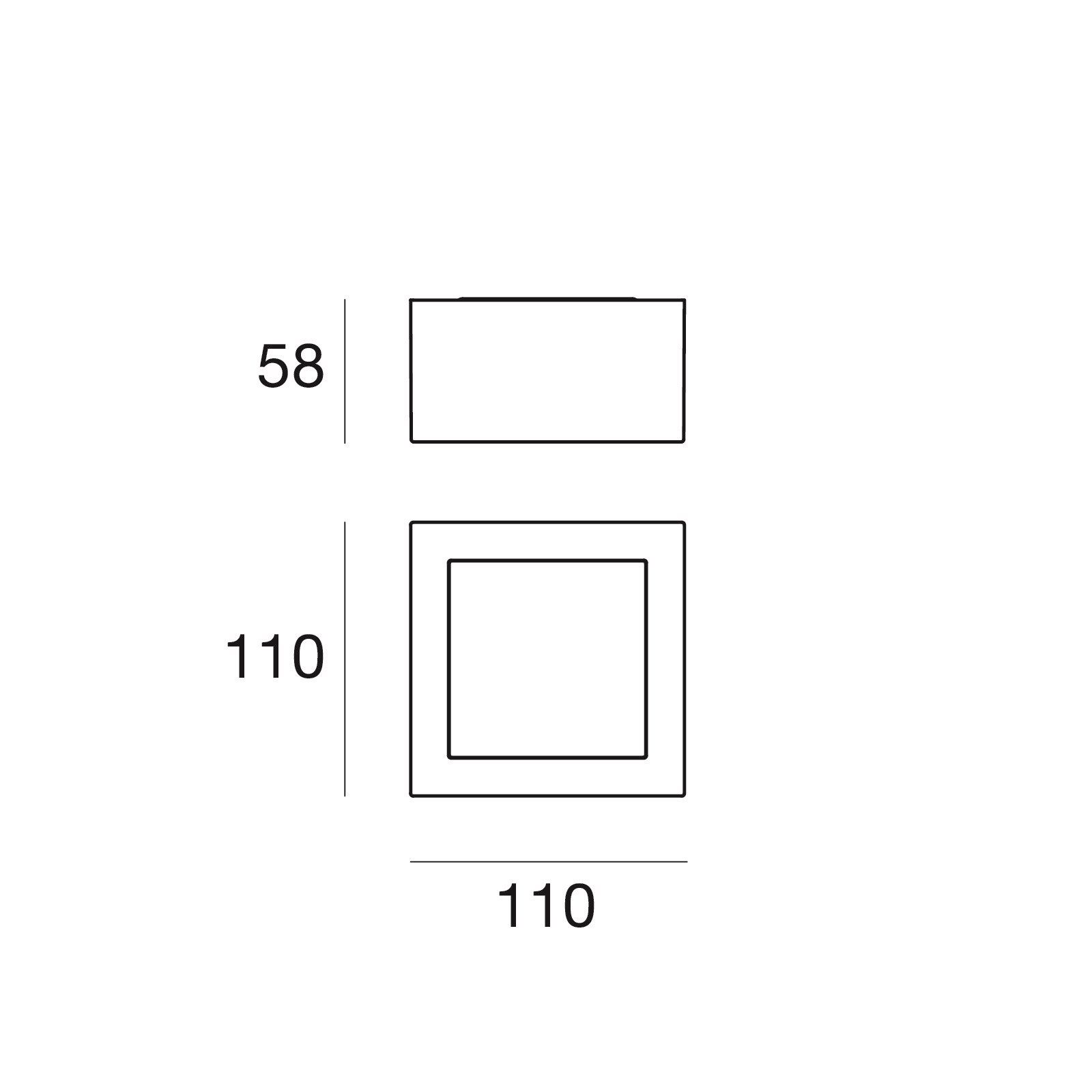 BOX_SQ Ceiling lamp By Linea Light Group