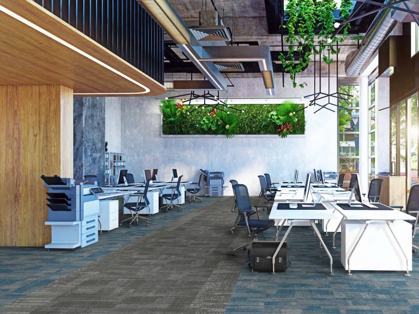 BREATHE Carpet tiles By Carpets Inter