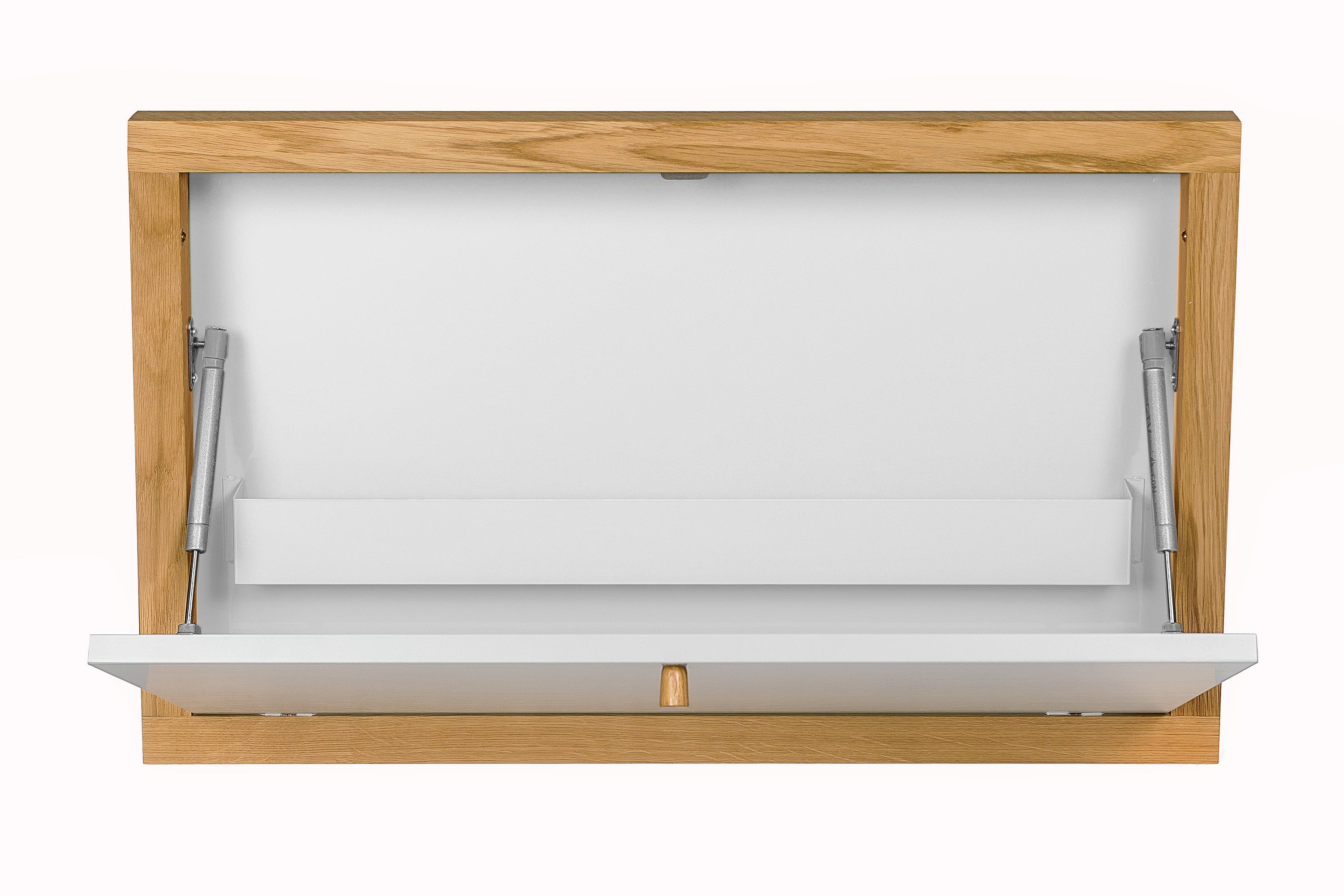 Wall mounted melamine-faced chipboard secretary desk BRENTA By Woodman